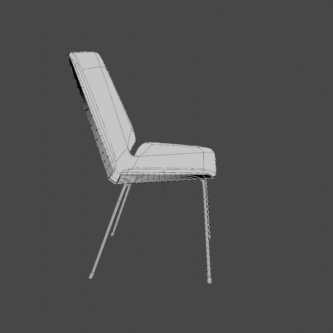 Modern Chair Dinning Chair Minimalist free VR / AR / low-poly 3D model ...