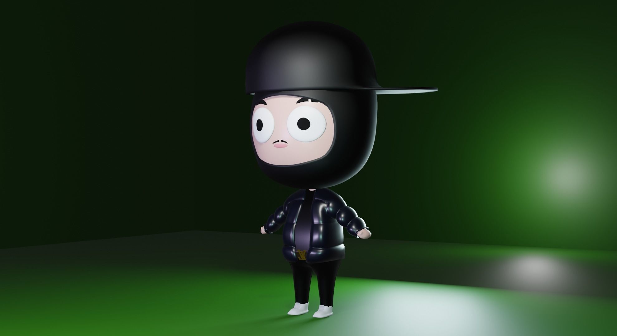 3D model YEAT BOY LOWPOLY HIPHOP CHARACTER CHIBI VR / AR / low-poly ...