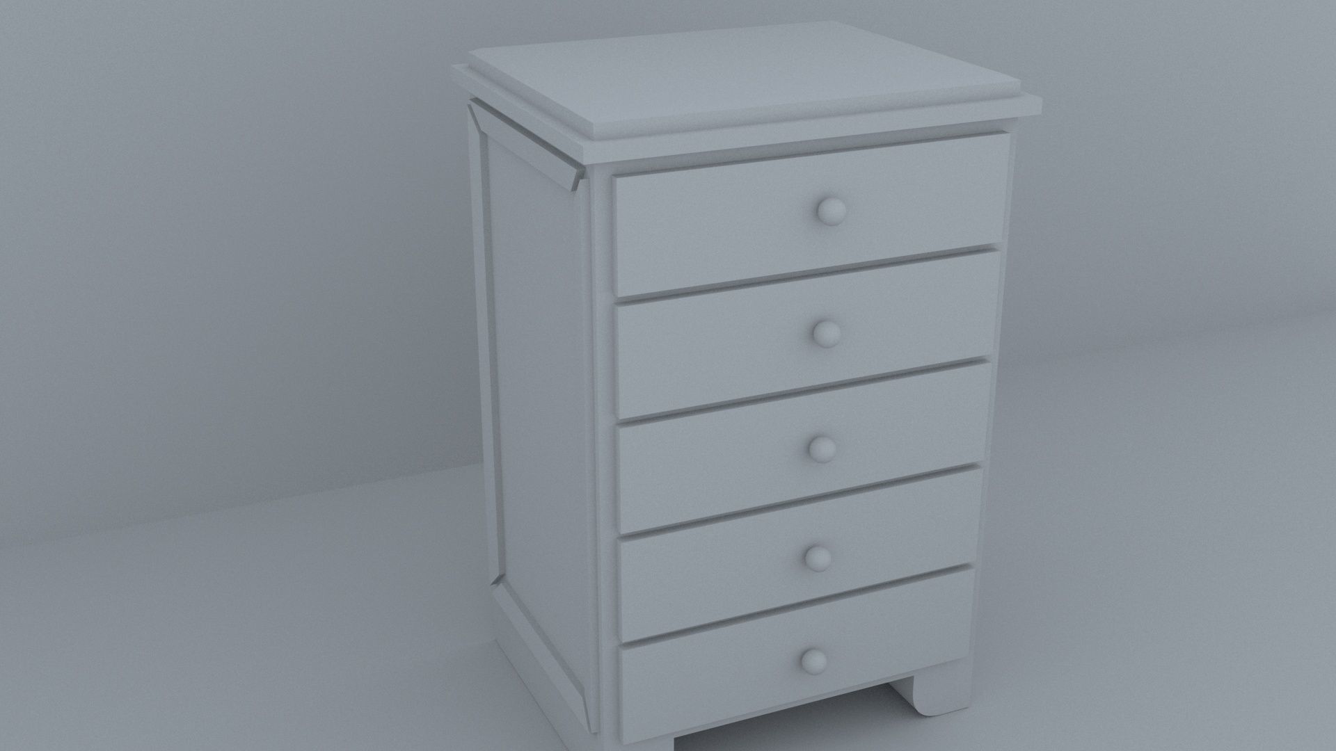 3D model Drawers 3D model chest of VR / AR / low-poly | CGTrader