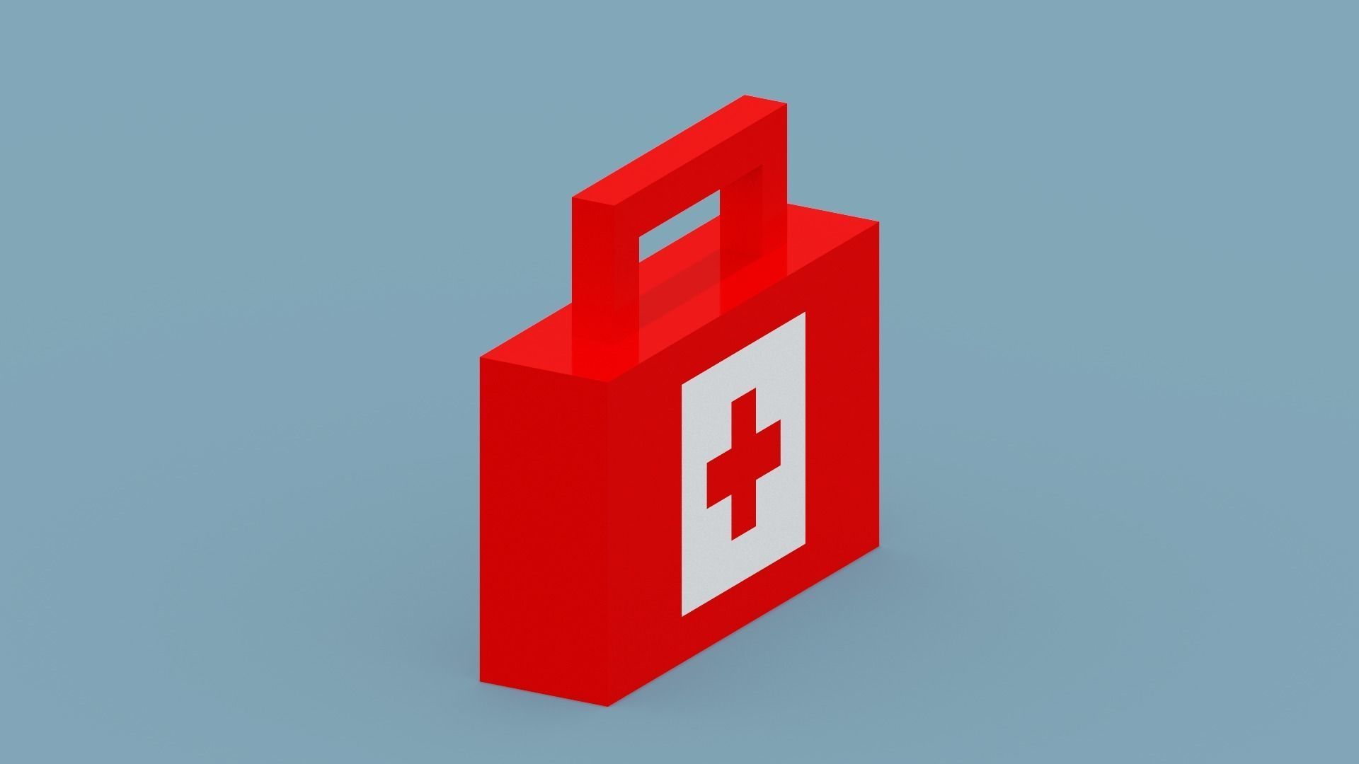 3D model Voxel Medkit VR / AR / low-poly | CGTrader