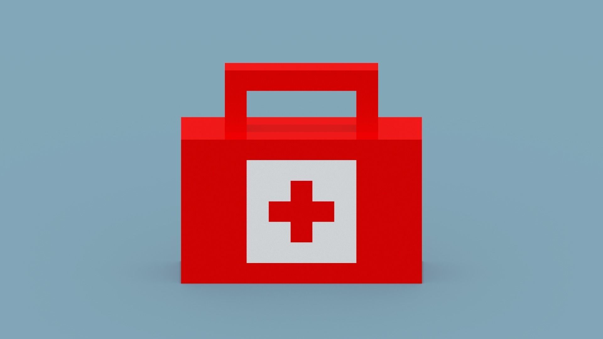 3D model Voxel Medkit VR / AR / low-poly | CGTrader