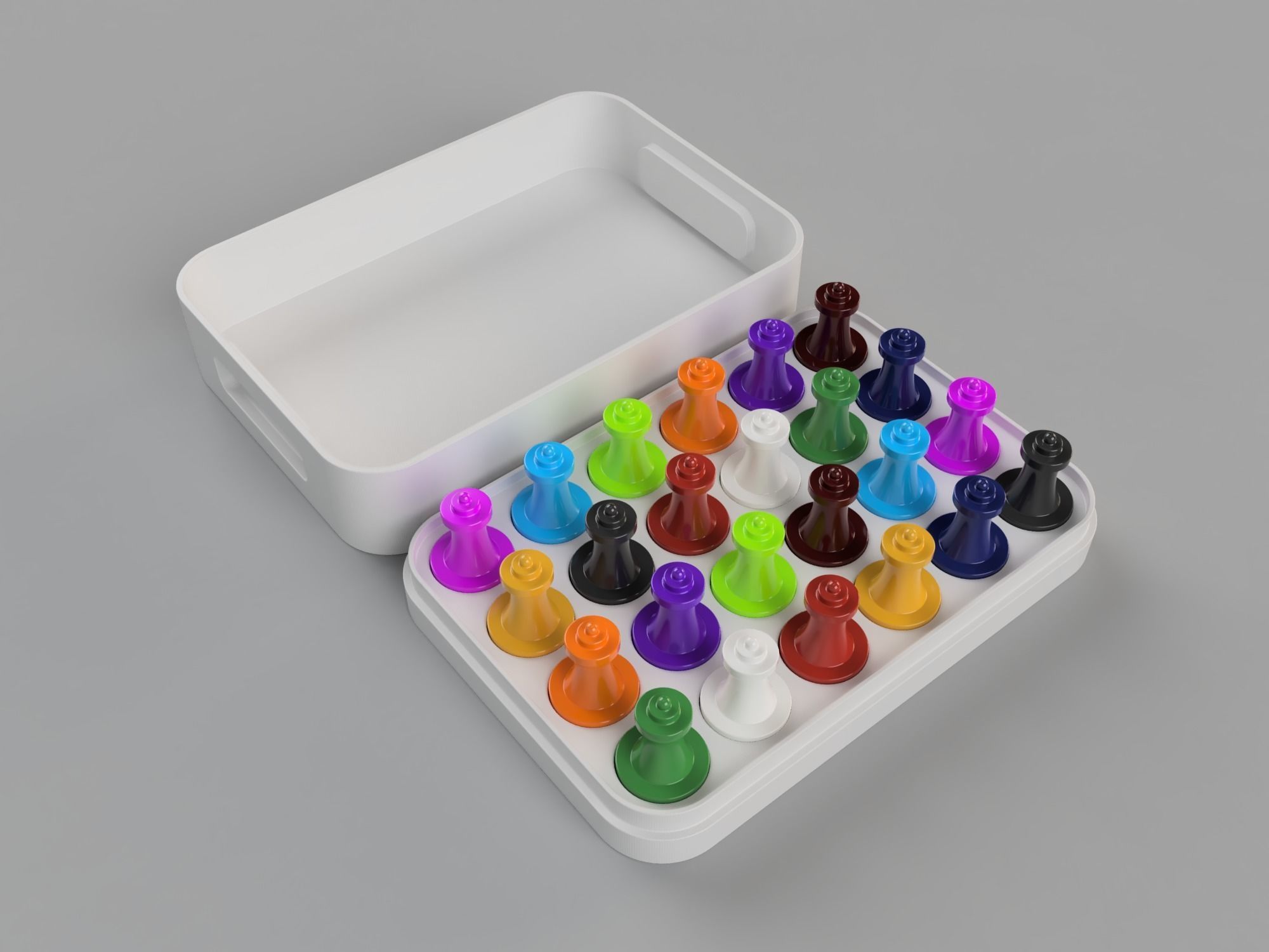 24 pcs 3D Print Filament Sample Box 1 3D model 3D printable | CGTrader