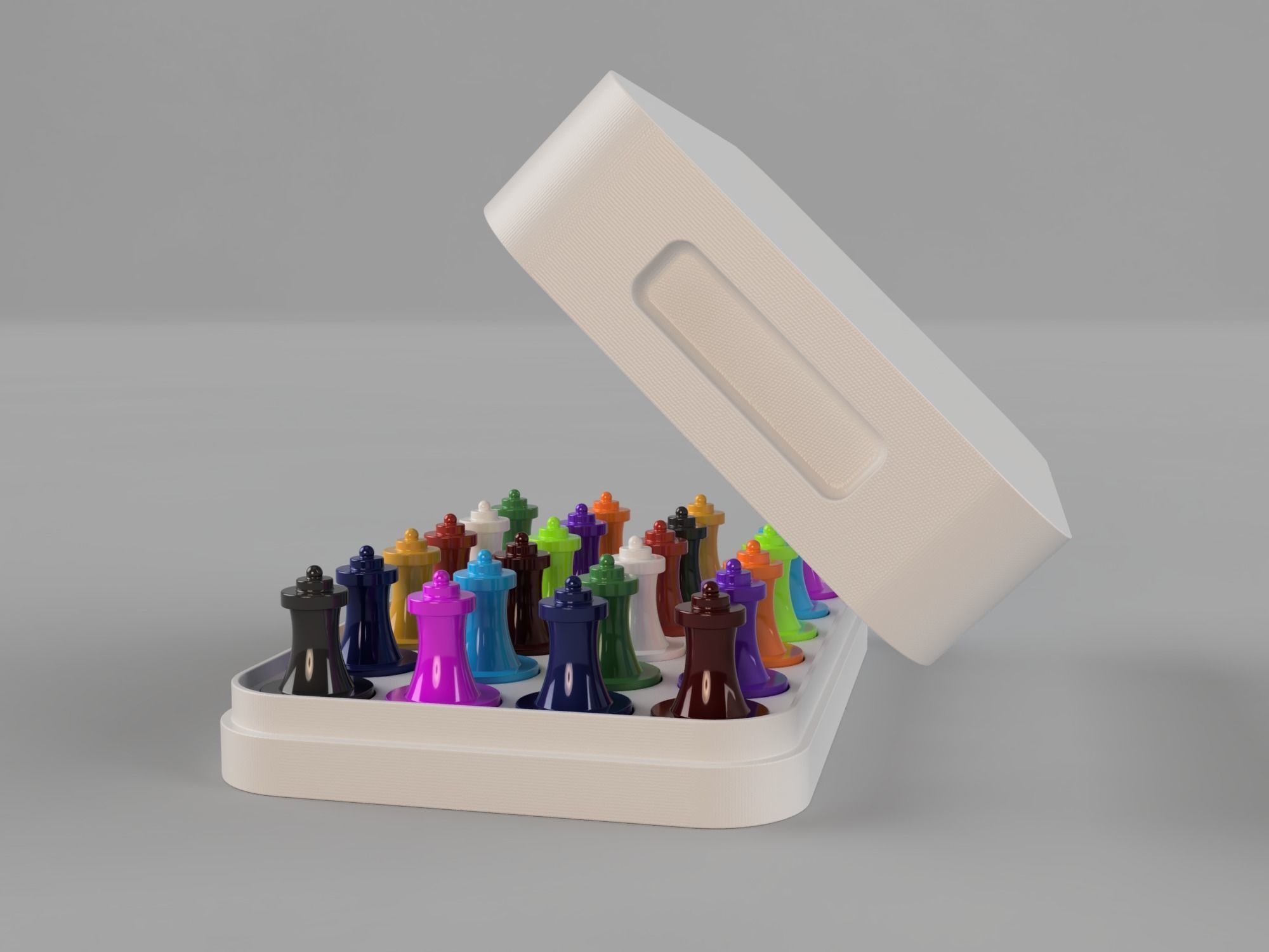 24 pcs 3D Print Filament Sample Box 1 3D model 3D printable | CGTrader