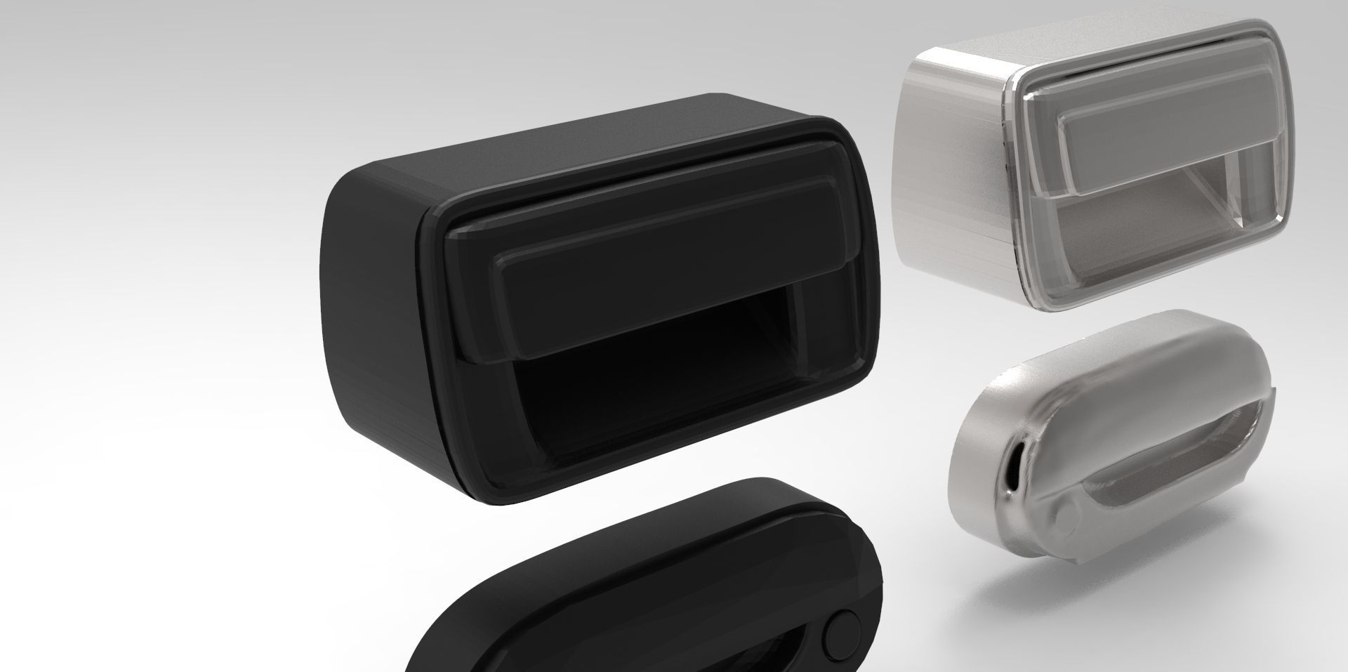 STL printable RC Car Door Handle Kit for Lexan body 3D model 3D ...