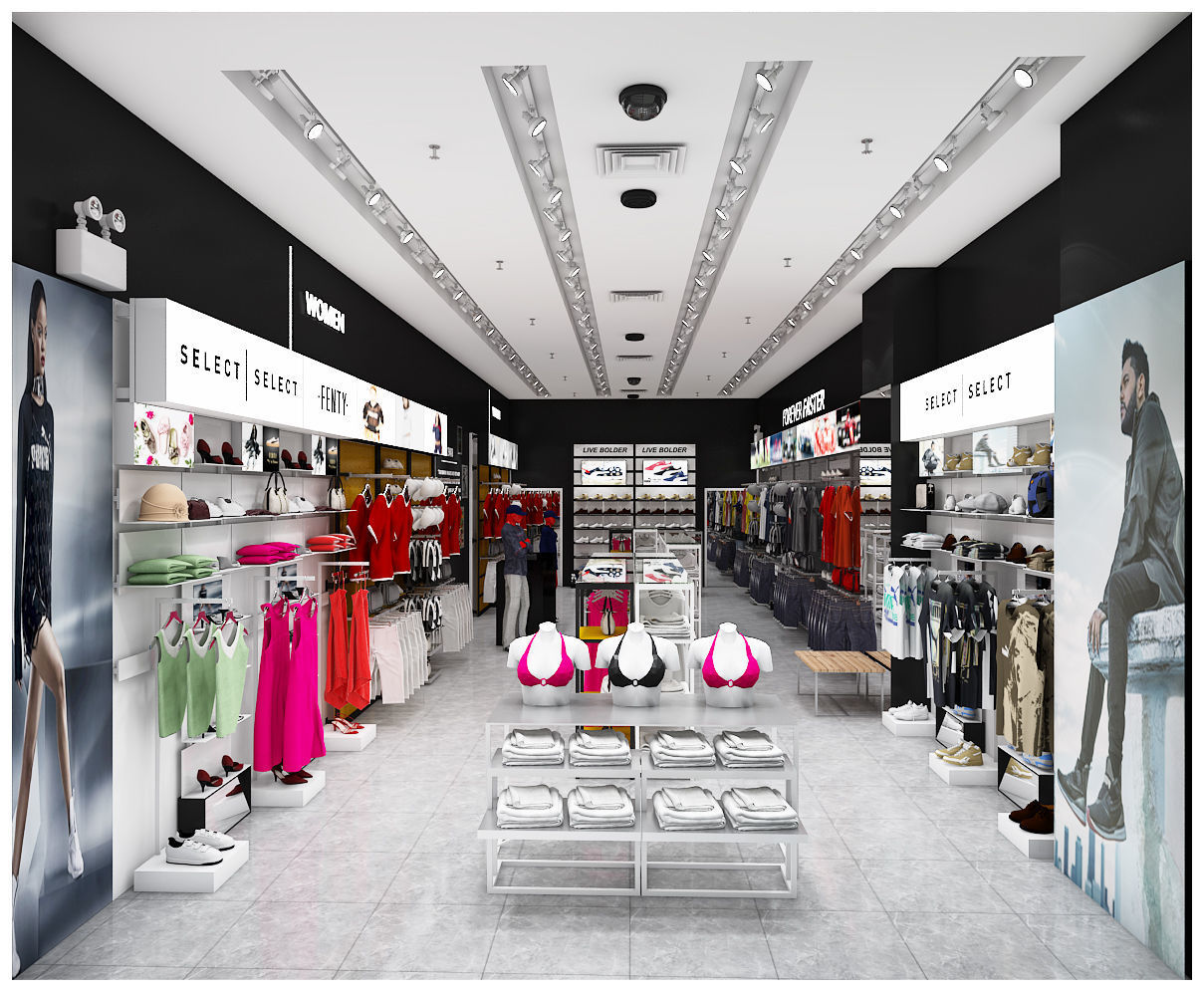 clothing store 3D model | CGTrader