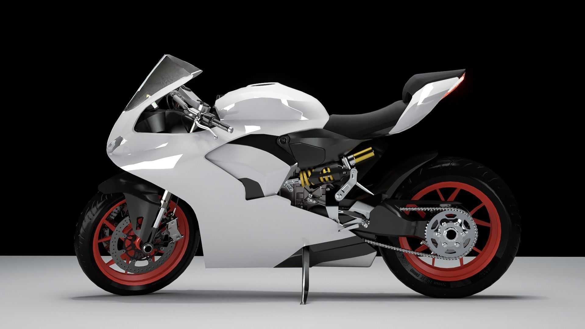3D model Motorcycle Pro VR / AR / low-poly | CGTrader