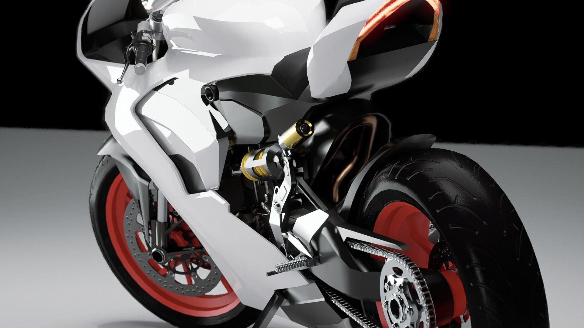 3D model Motorcycle Pro VR / AR / low-poly | CGTrader