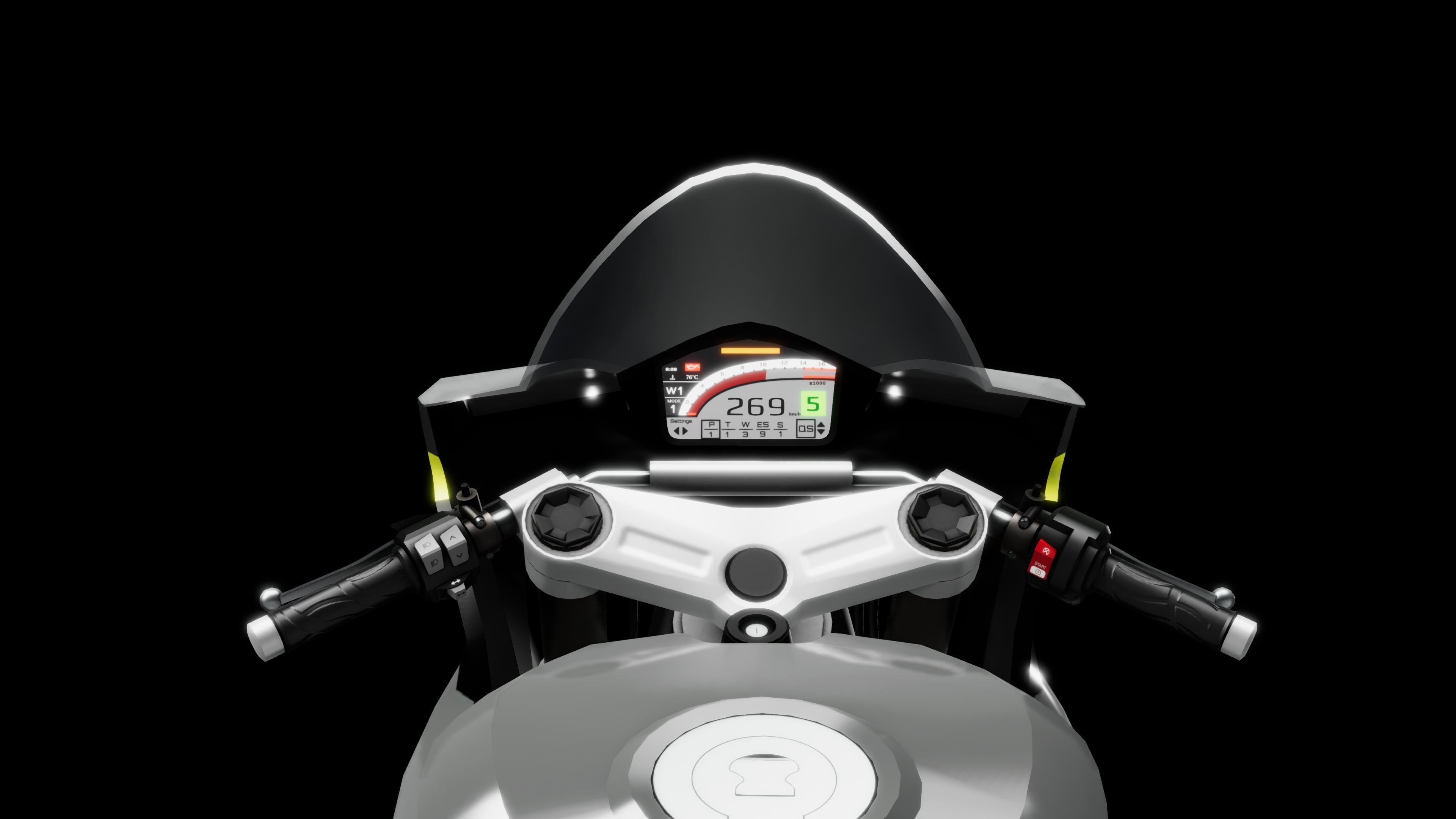 3D model Motorcycle Pro VR / AR / low-poly | CGTrader