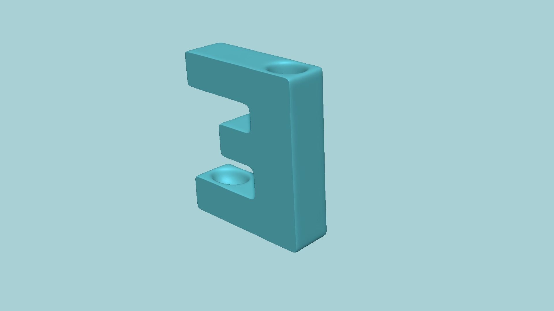 Vase E - Alphabet Vases Collection Letters - STL Printable 3D model 3D ...