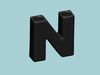 Vase N - Alphabet Vases Collection Letters - STL Printable 3D model 3D ...