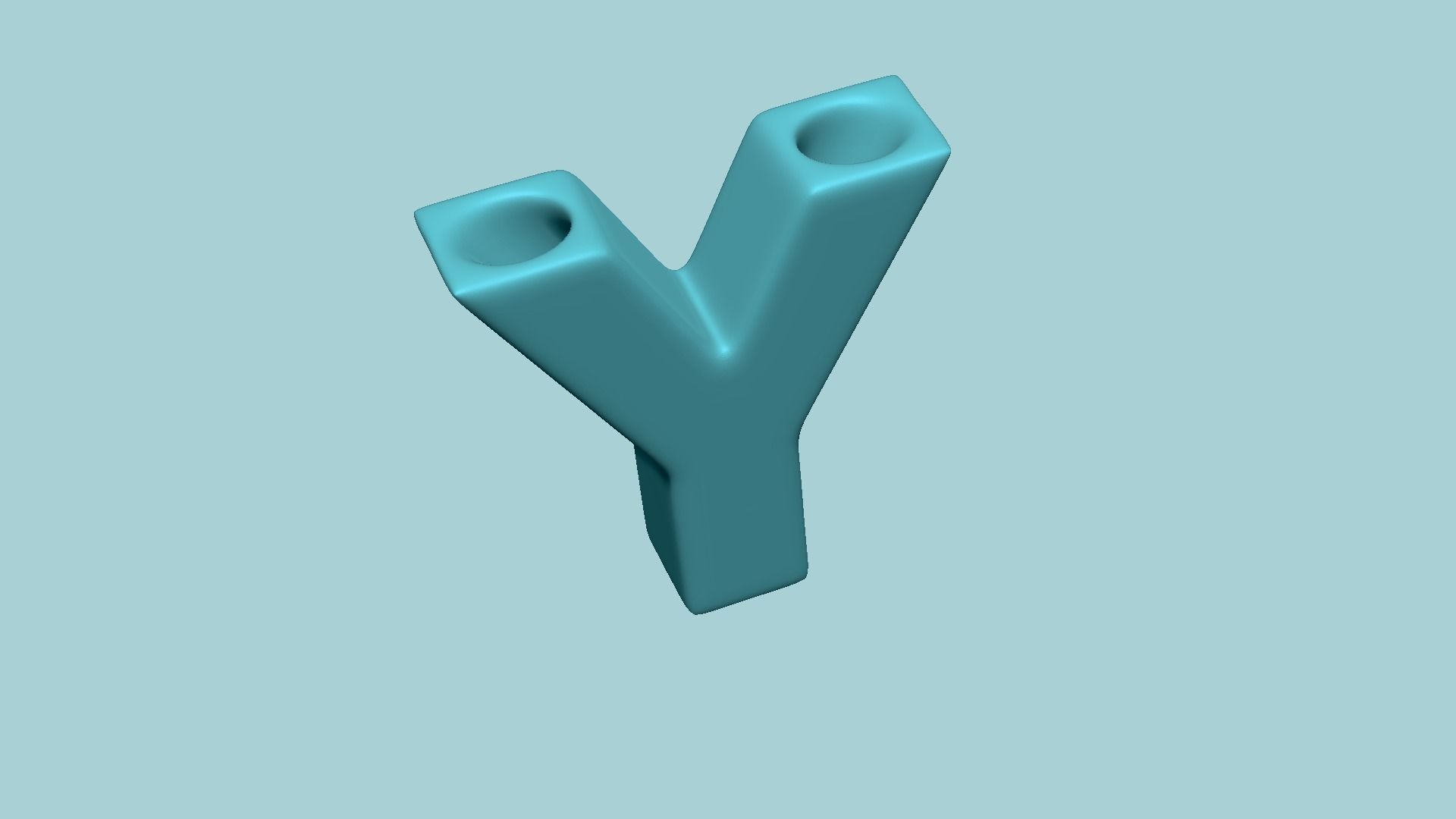 Vase Y - Alphabet Vases Collection Letters - STL Printable 3D model 3D ...