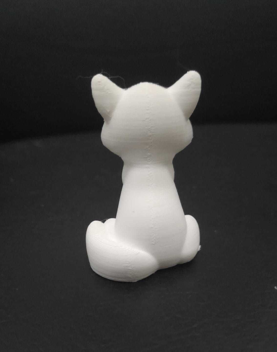 Cartoon Sitting Fox 3D model 3D printable | CGTrader
