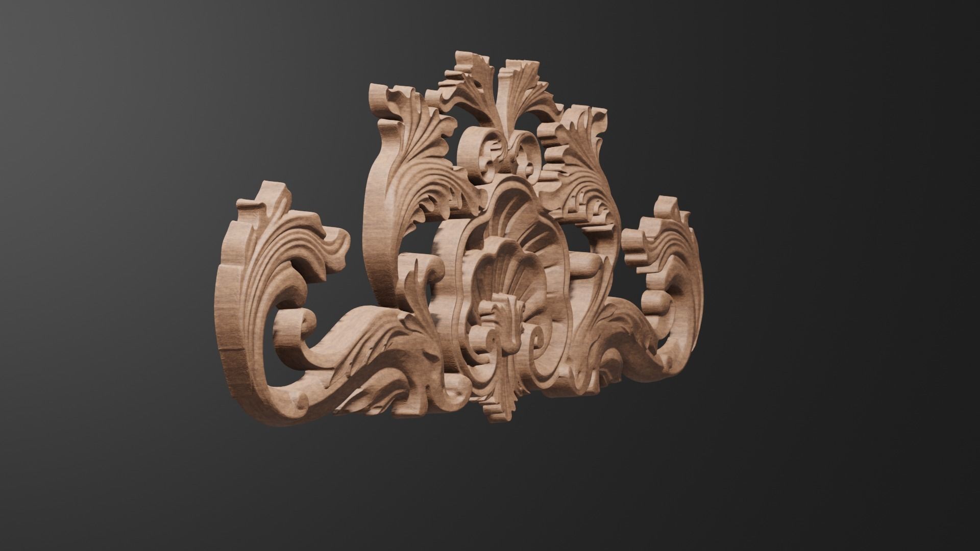 Flower for wood carving 3D model 3D printable | CGTrader