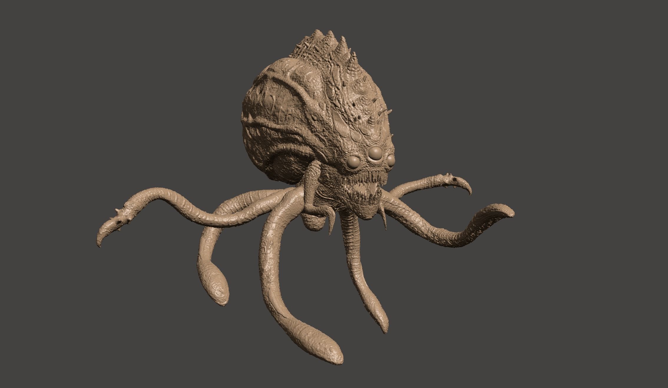 OCTABRAIN DUKE NUKEM FOREVER - ultra high detailed mesh - 3D STL 3D ...