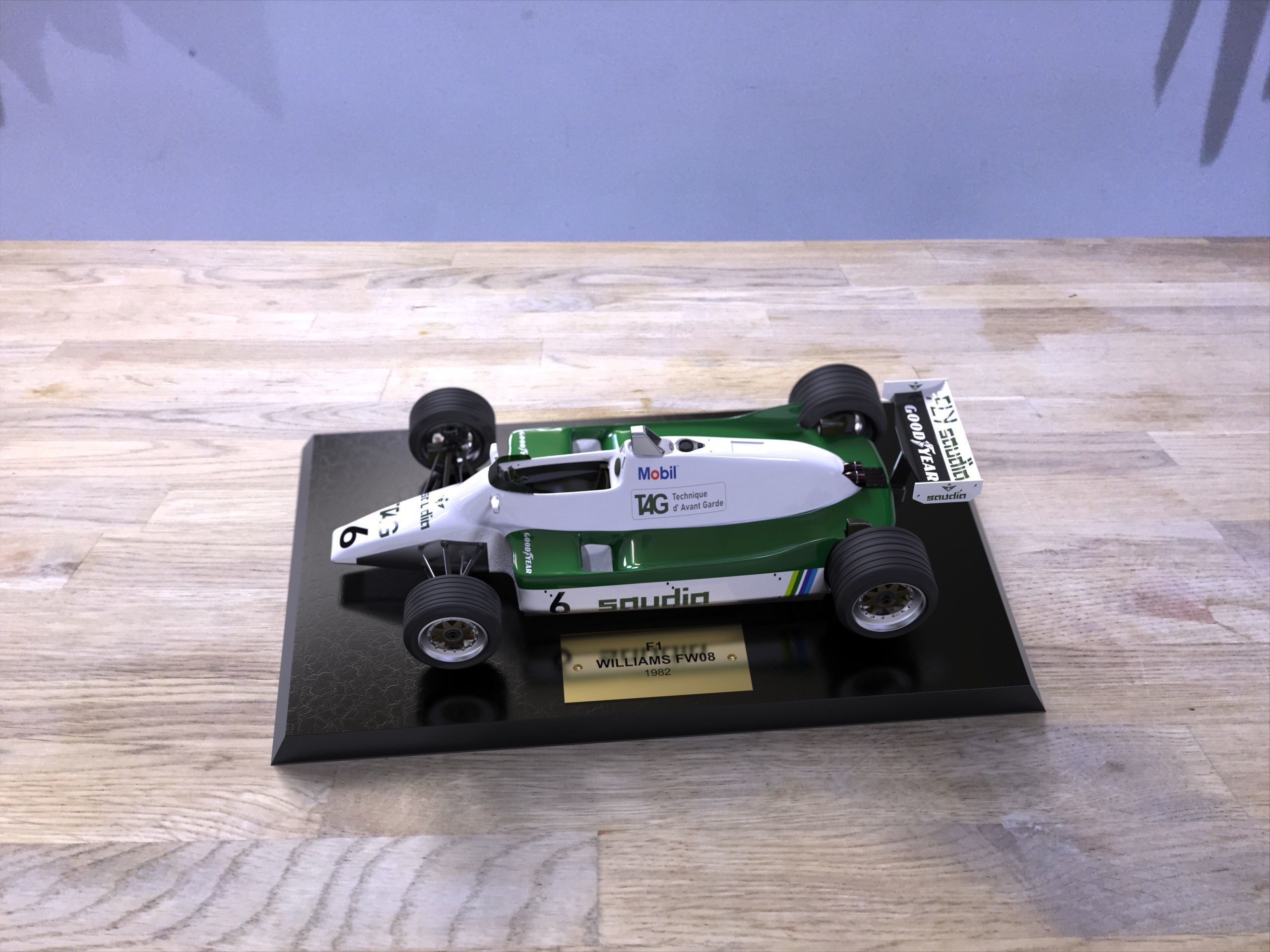 Williams FW08 - 1982 3D model | CGTrader