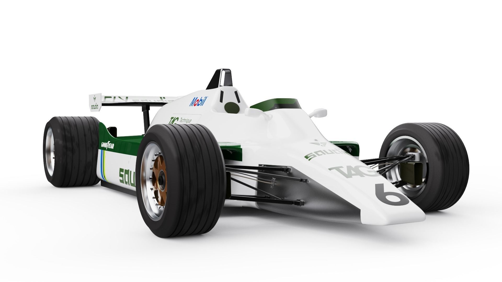 Williams FW08 - 1982 3D model | CGTrader
