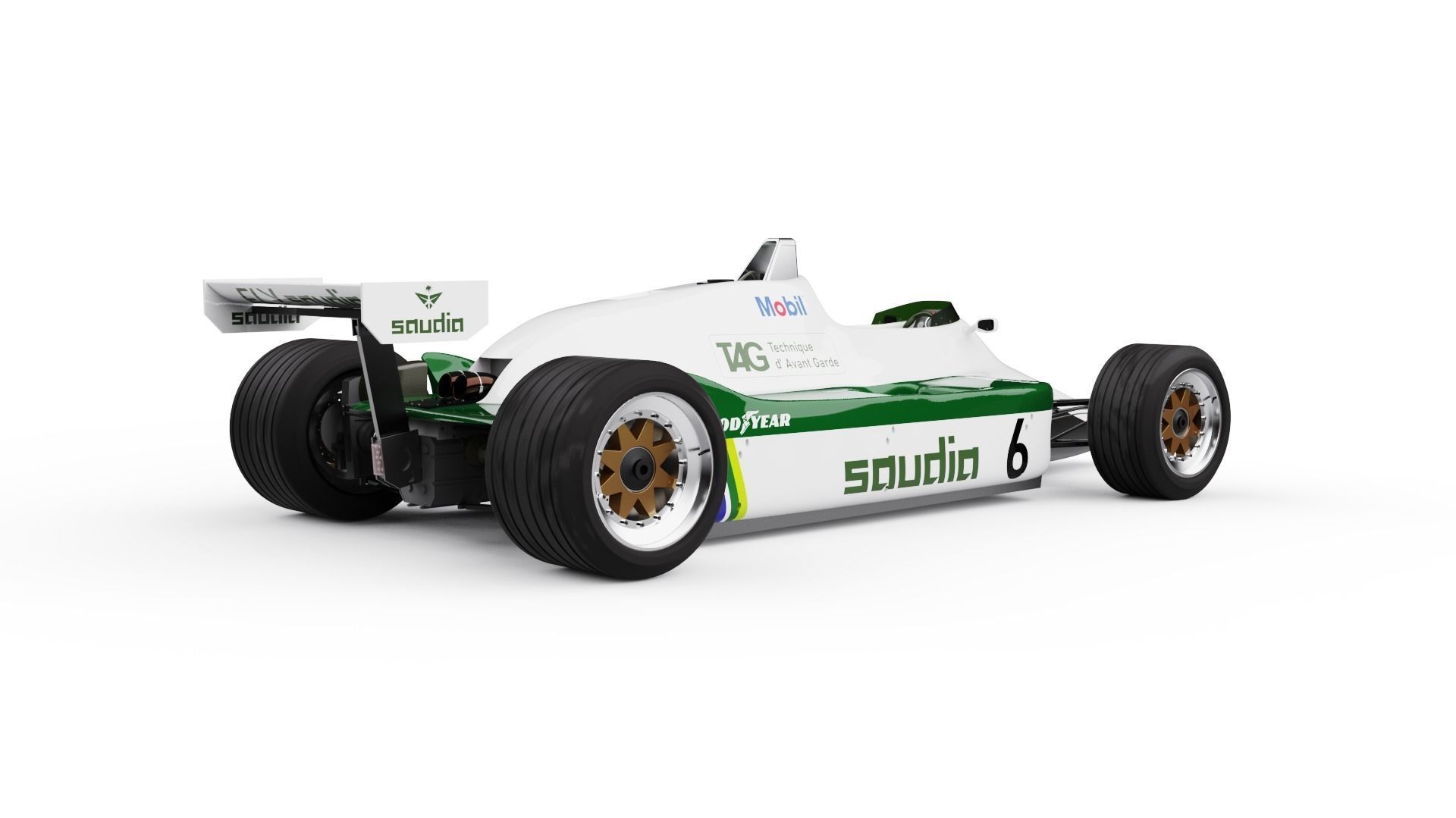Williams FW08 - 1982 3D model | CGTrader