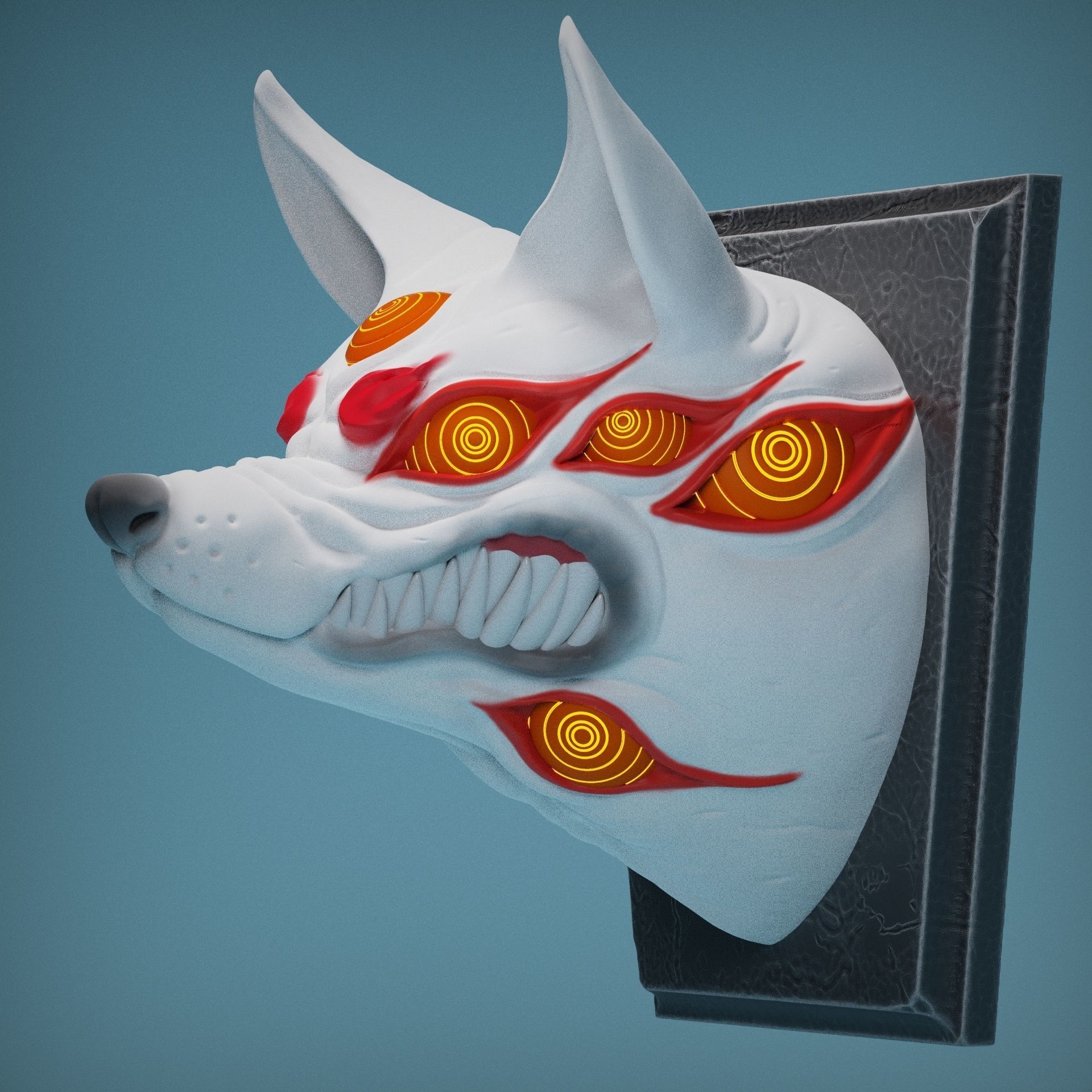 Fox Devil free 3D model 3D printable | CGTrader