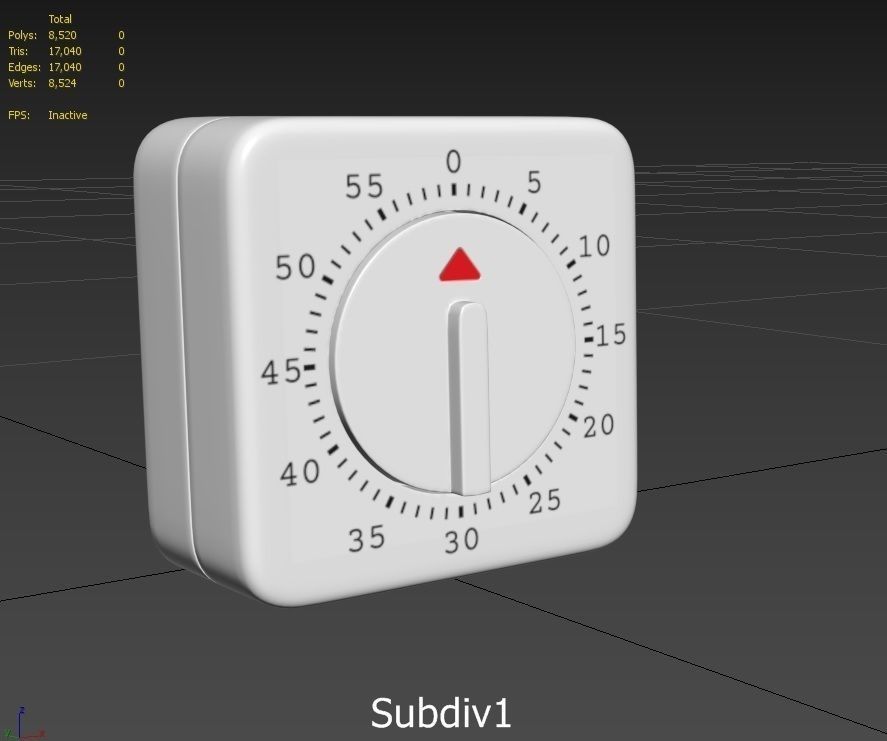 3D model Timer 01 VR / AR / low-poly | CGTrader