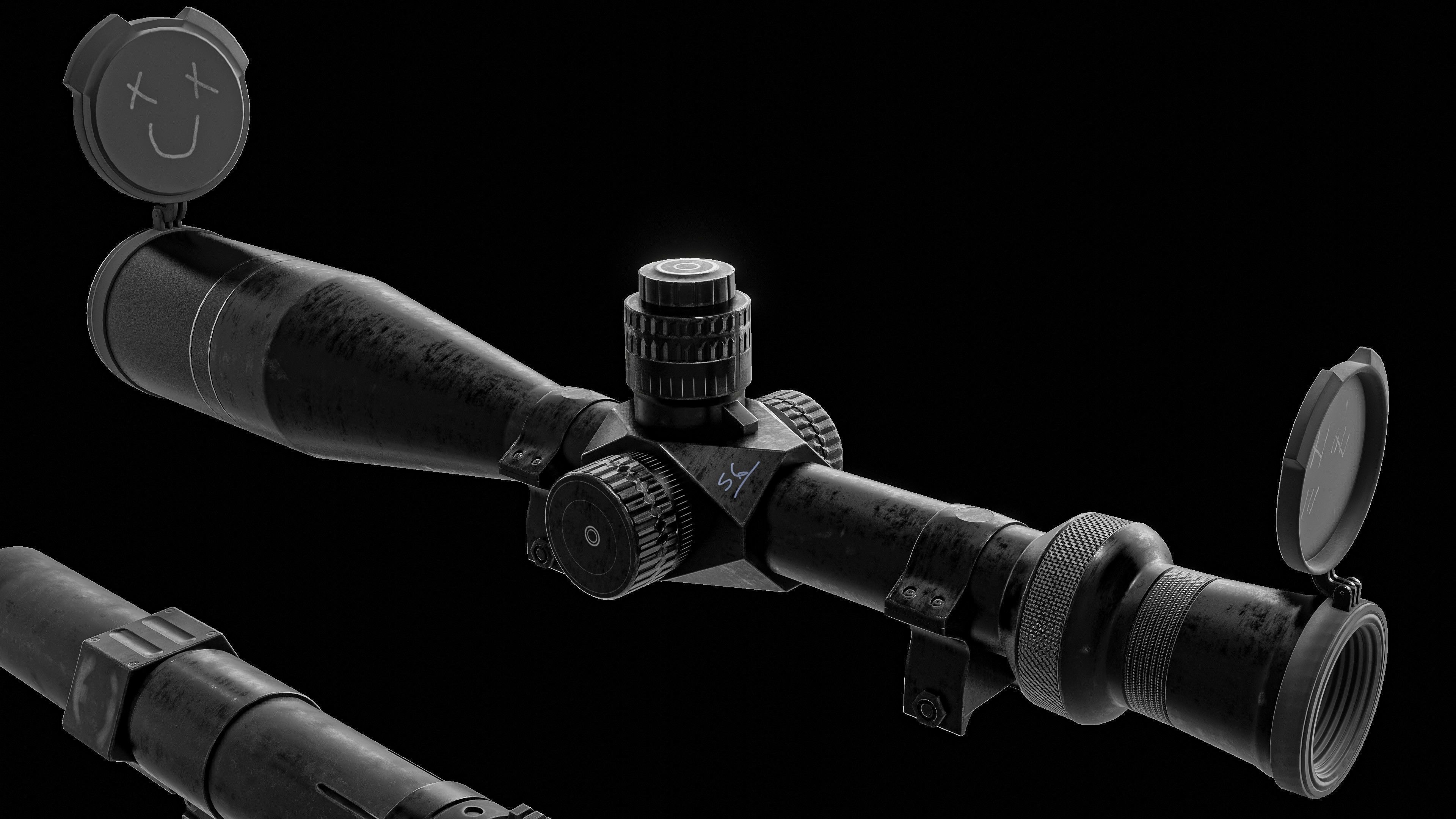 3D model Cheytac M200 Sniper Rifle VR / AR / low-poly | CGTrader