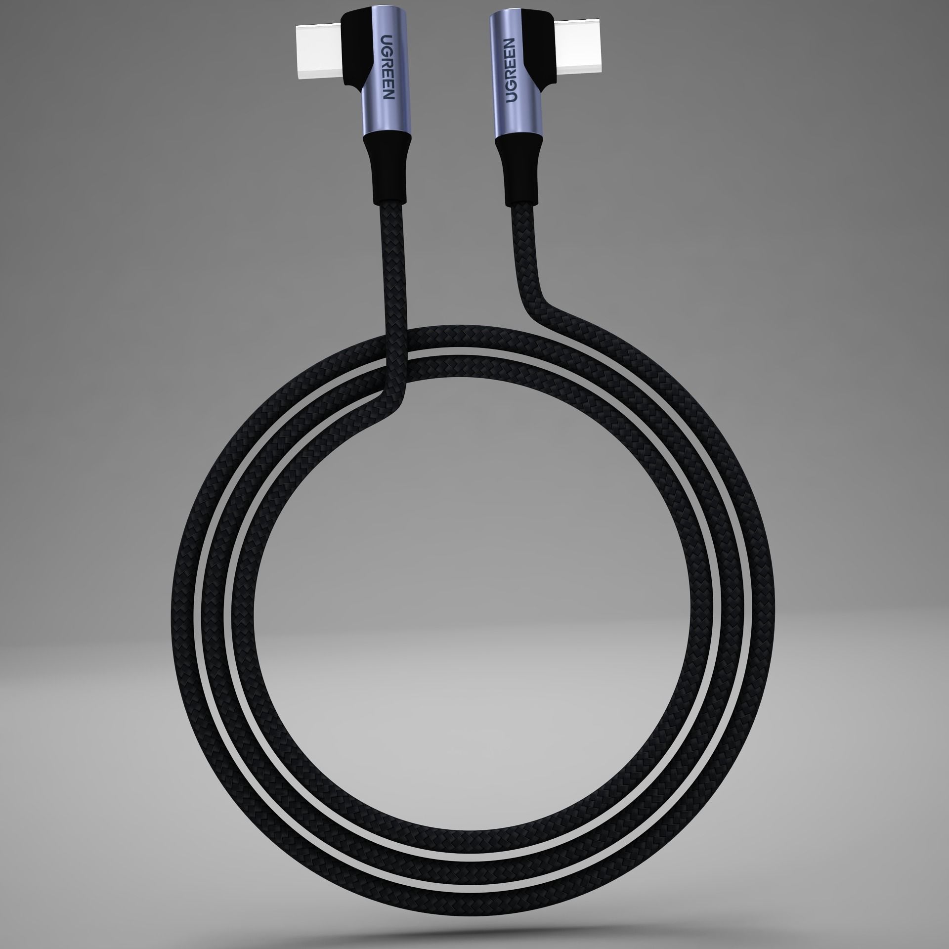 USB to USB C Cable 90 3D model rigged | CGTrader