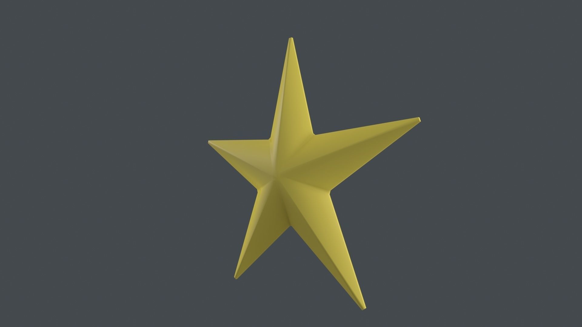 3D model Star 3D Model gold VR / AR / low-poly | CGTrader