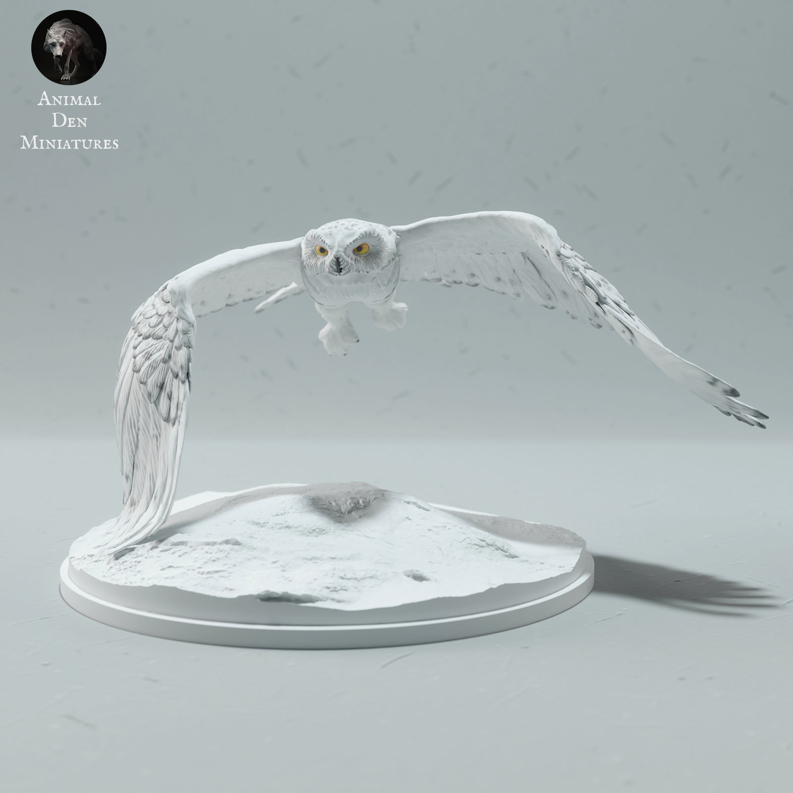 Snowy Owl 3D model 3D printable | CGTrader
