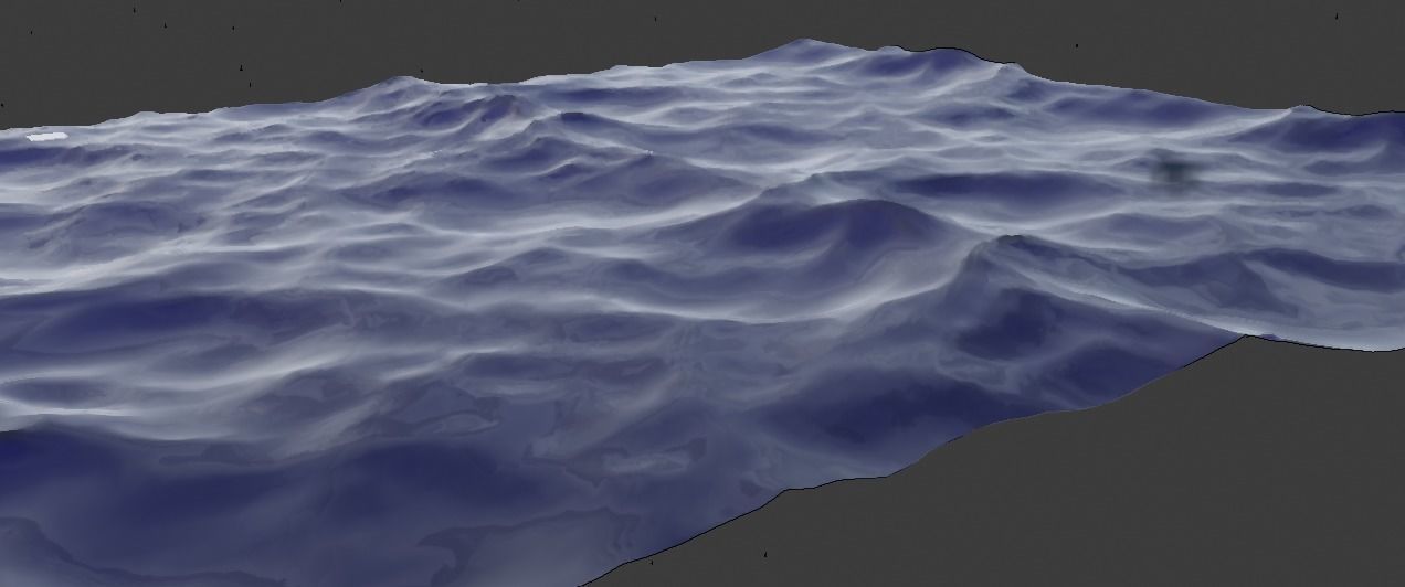 3D model Sea with realistic waves and rain VR / AR / low-poly | CGTrader