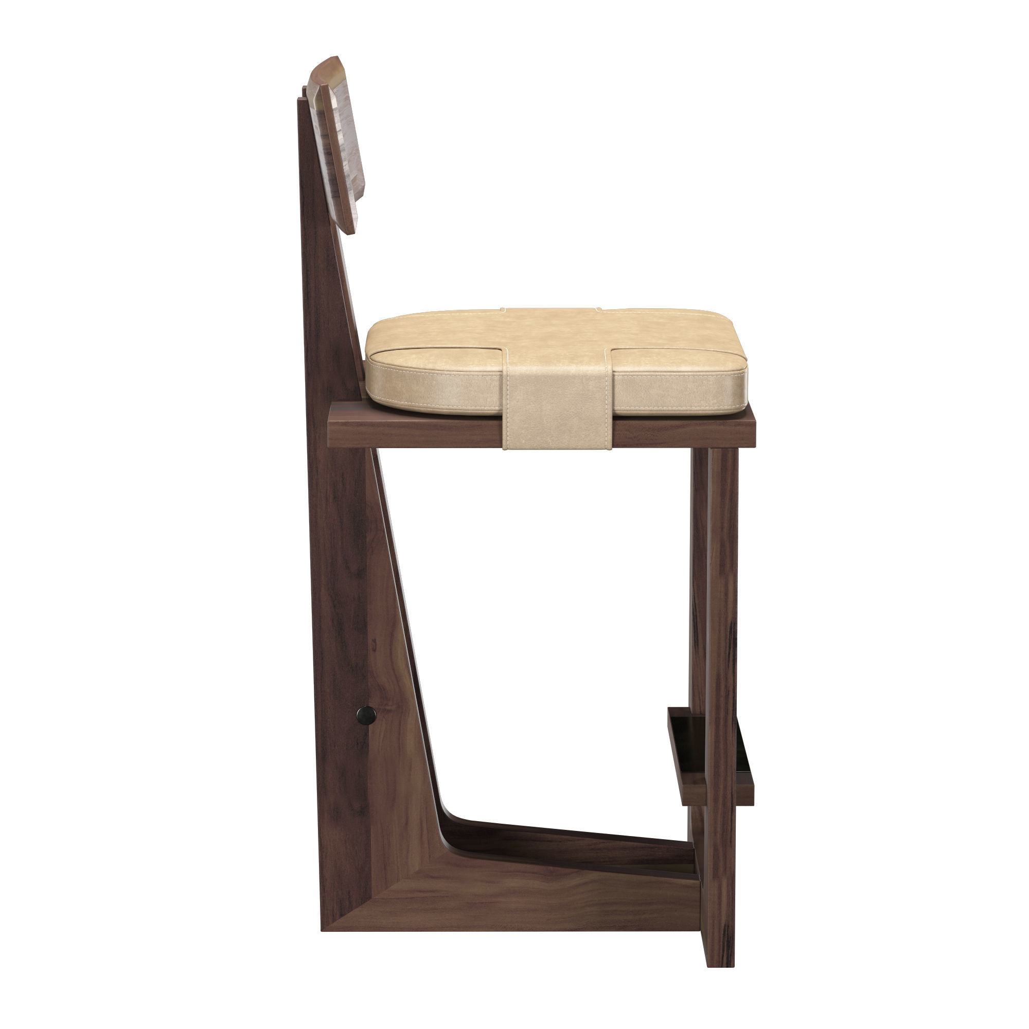 VOID HIGH COUNTER BAR CHAIR 3D model | CGTrader