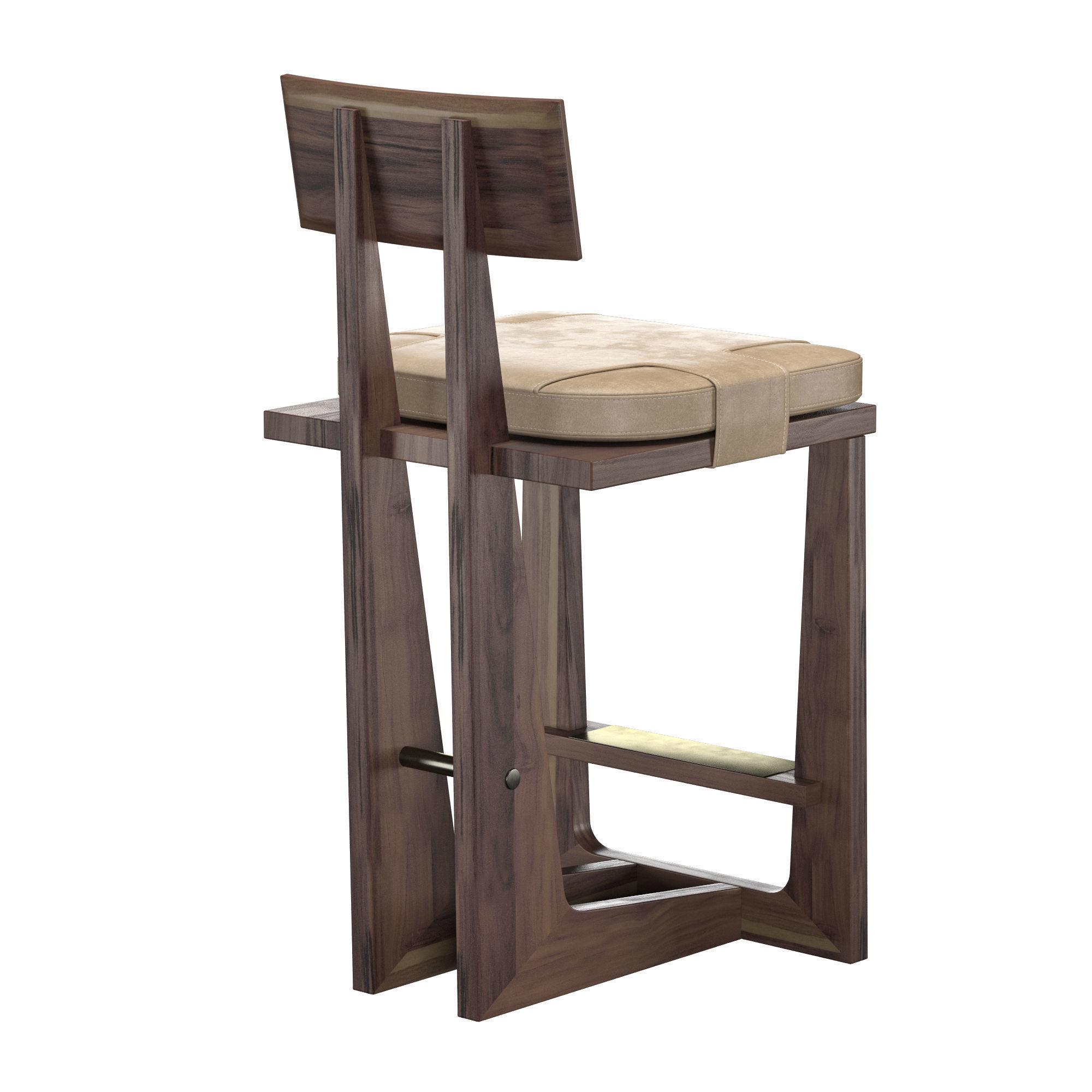 VOID HIGH COUNTER BAR CHAIR 3D model | CGTrader