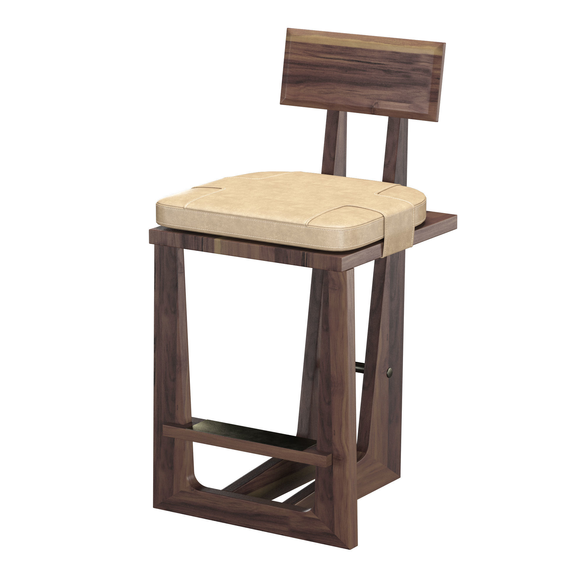 VOID HIGH COUNTER BAR CHAIR 3D model | CGTrader