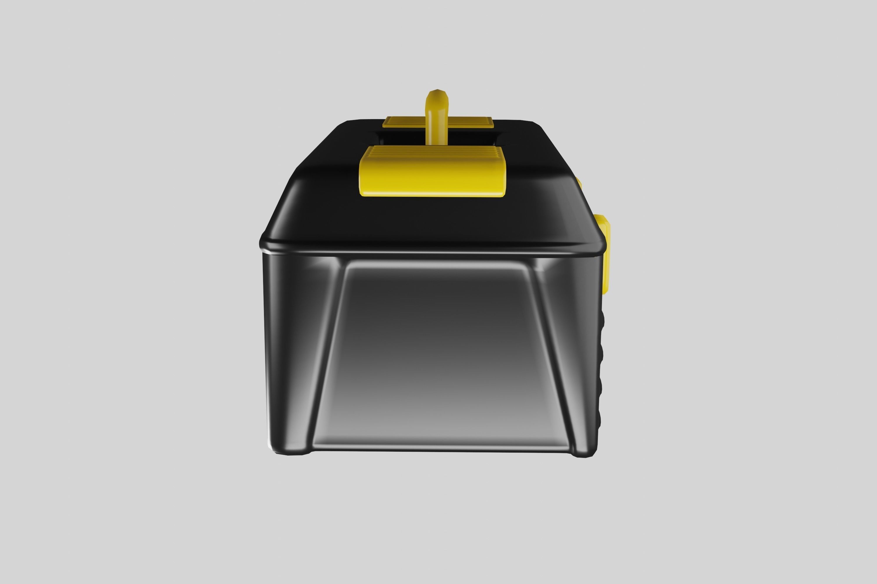 Black plastic box for instruments 3D model | CGTrader