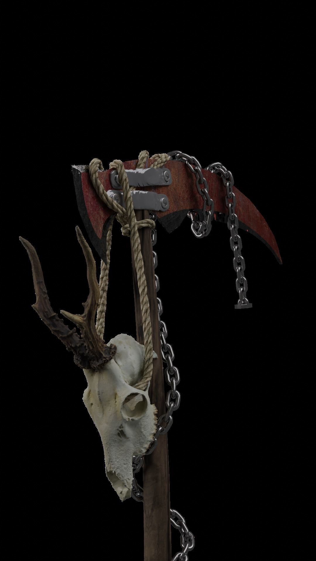 This ancient machete was made from the Assassins Creed Valhalla 3D ...