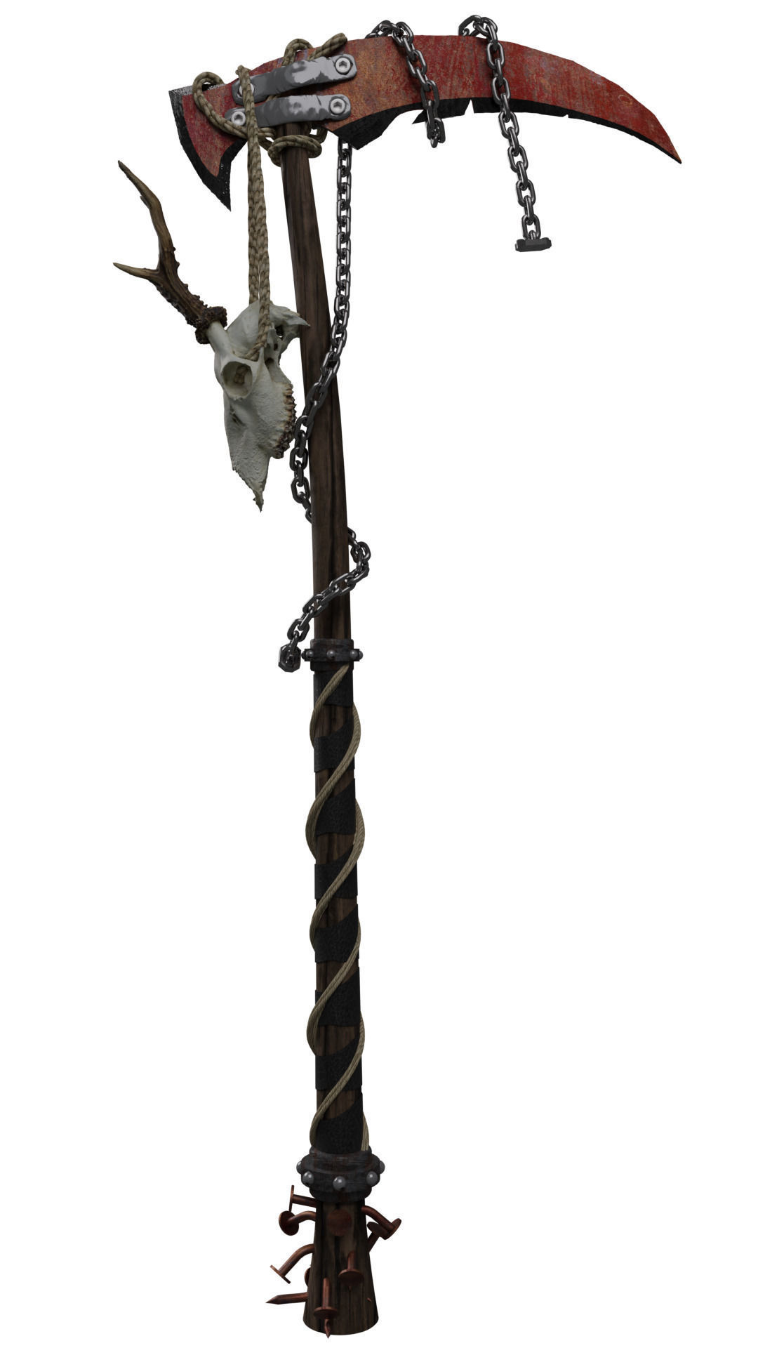 This ancient machete was made from the Assassins Creed Valhalla 3D ...