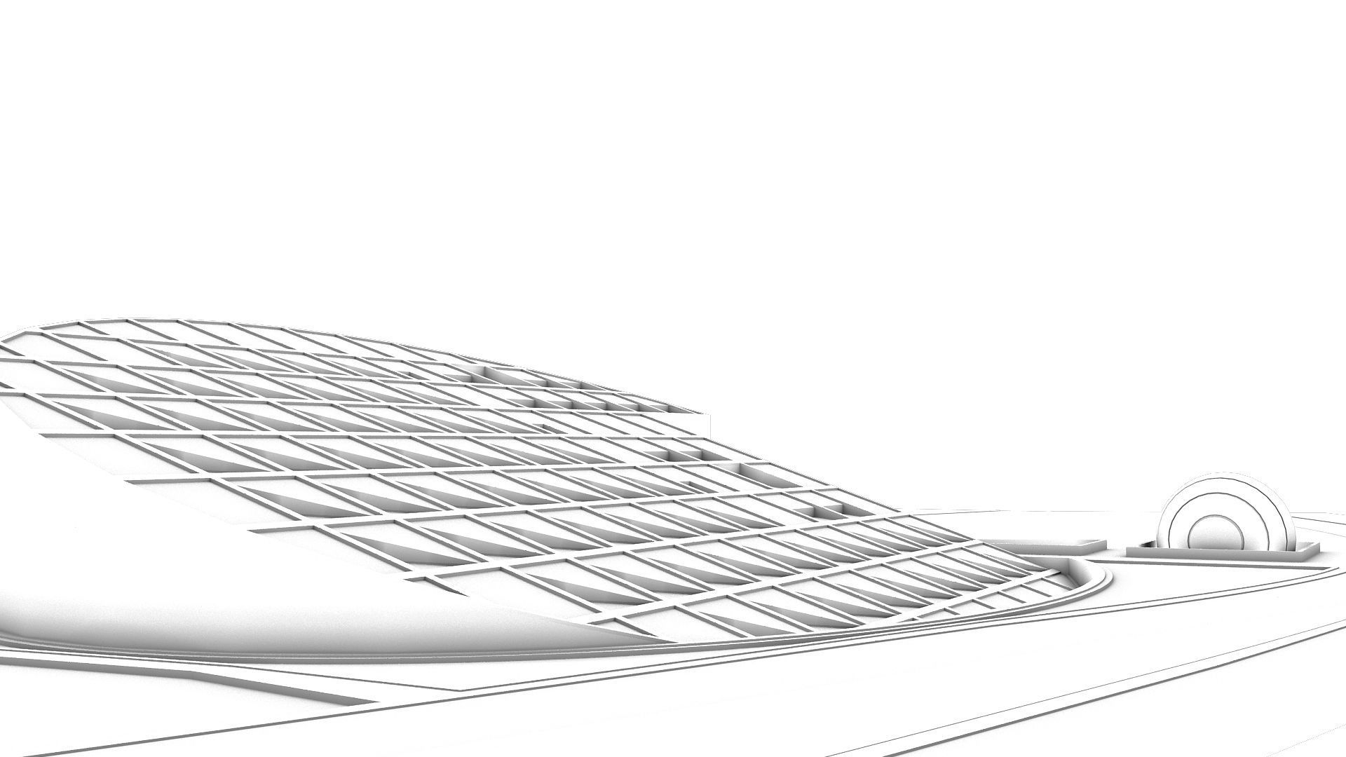 0053 - Egypt - Alexandria Library 3D model | CGTrader