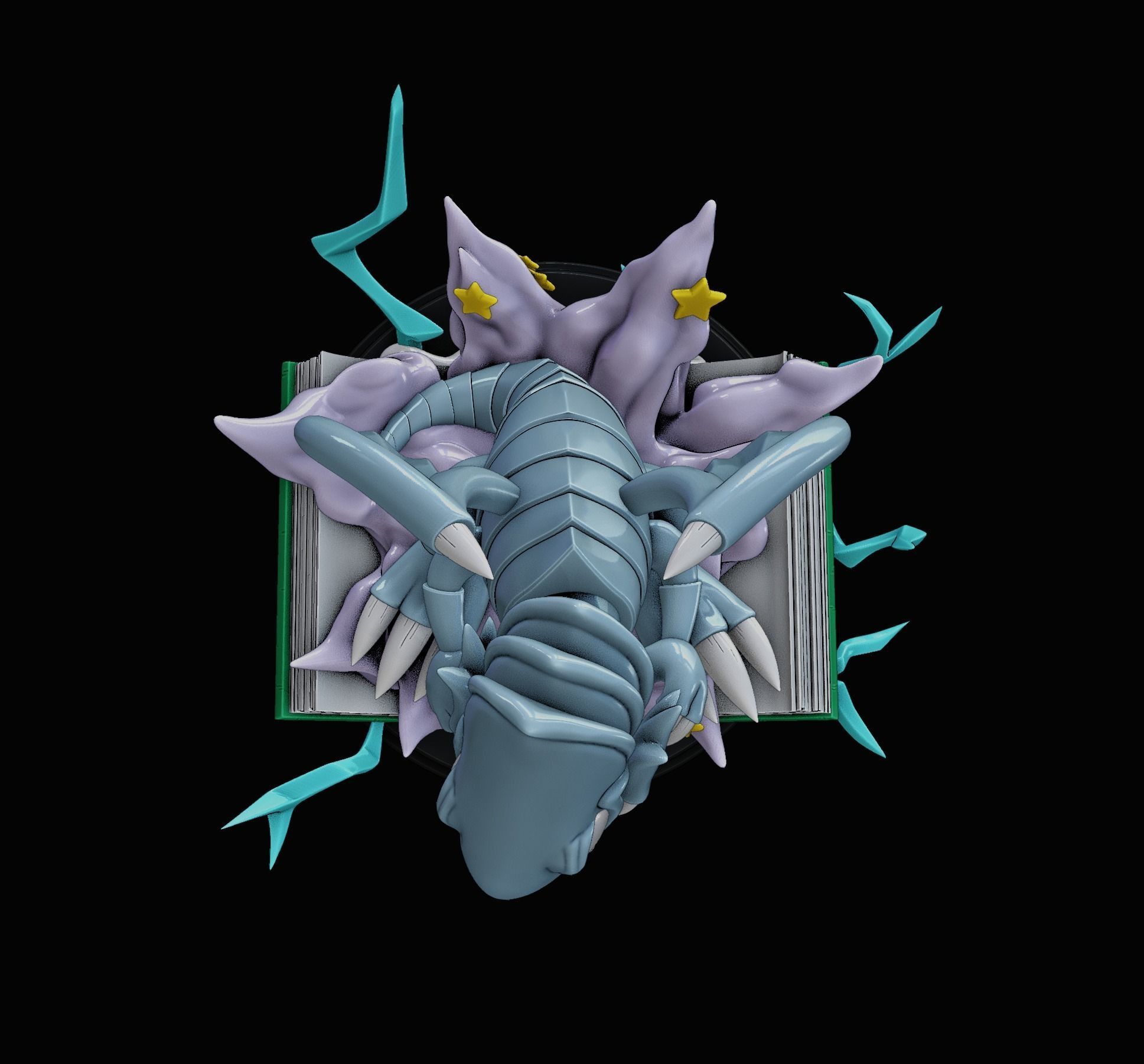 blue-eyes toon dragon figure - yugioh 3D model 3D printable | CGTrader