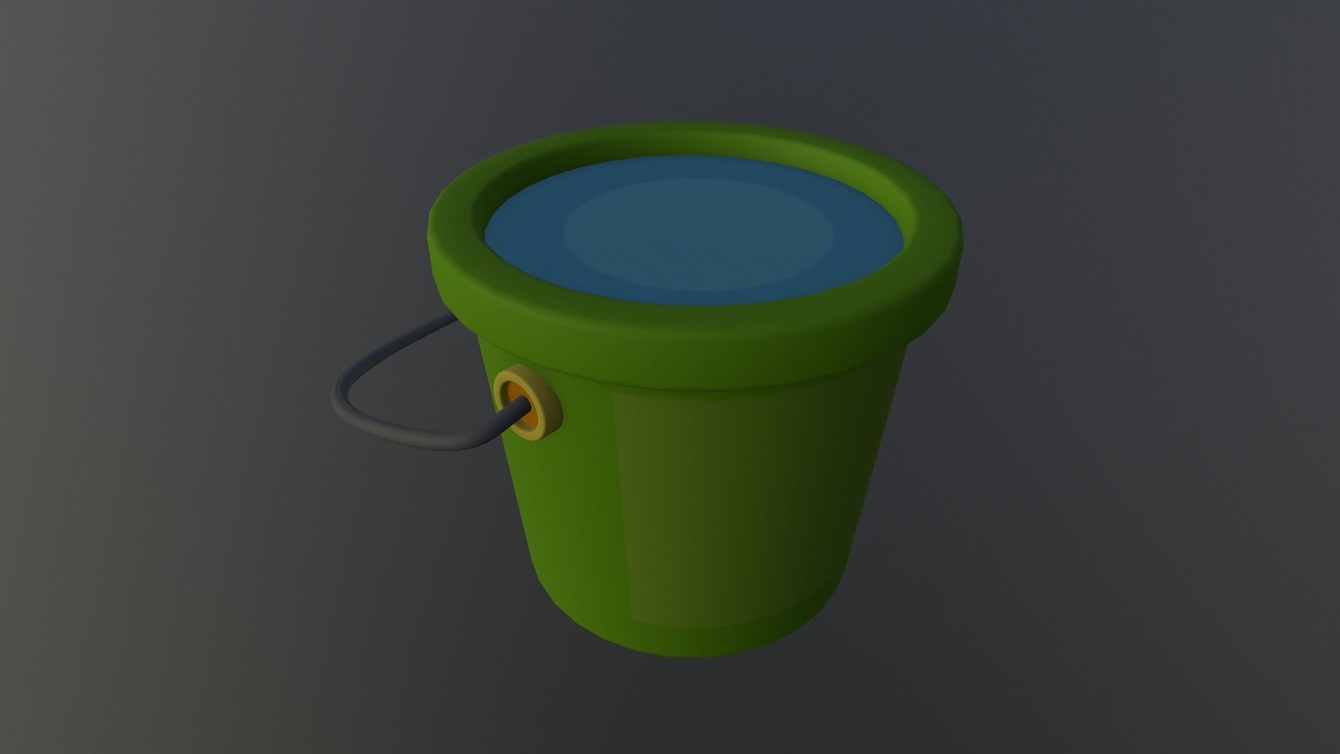 Cartoon Water Bucket free VR / AR / low-poly 3D model | CGTrader