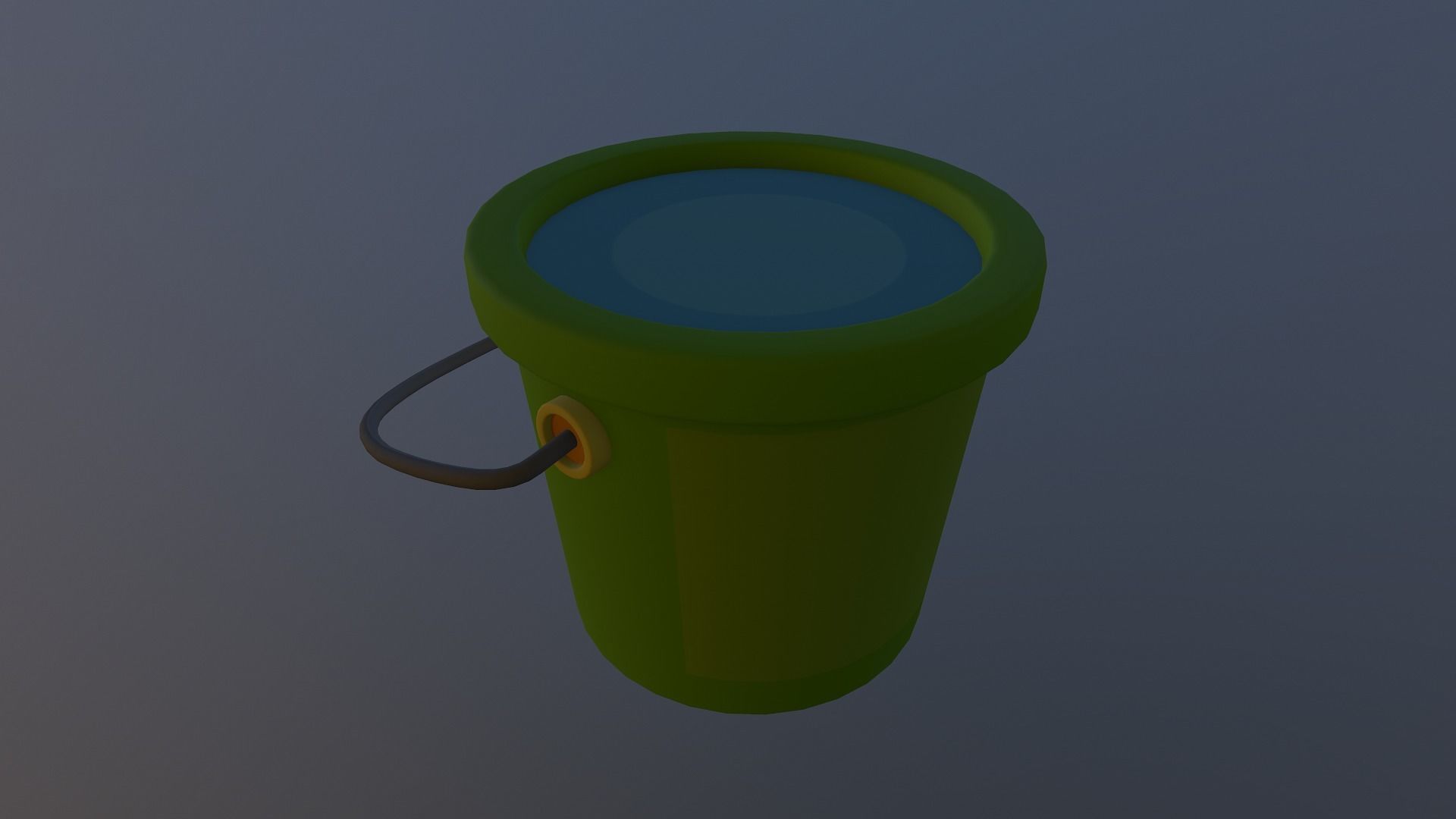 Cartoon Water Bucket free VR / AR / low-poly 3D model | CGTrader
