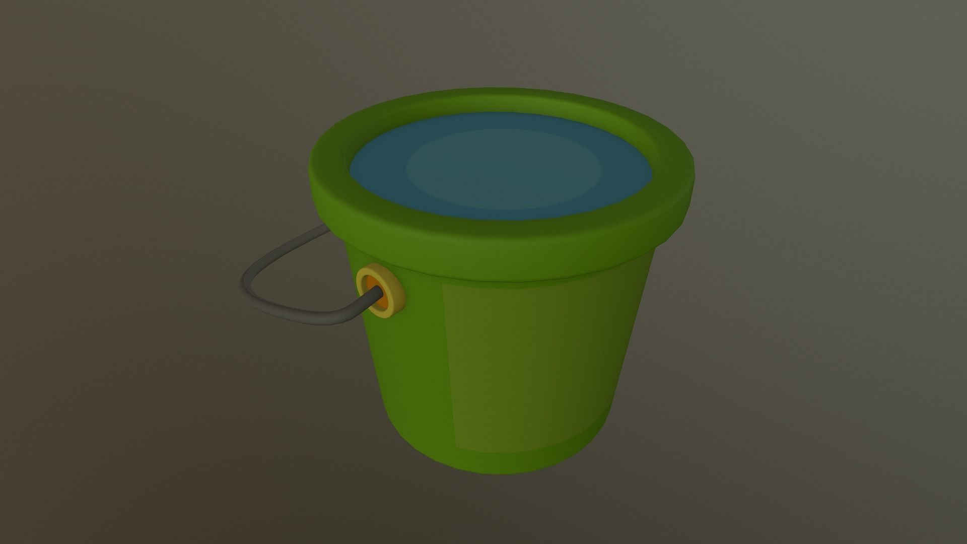Cartoon Water Bucket free VR / AR / low-poly 3D model | CGTrader
