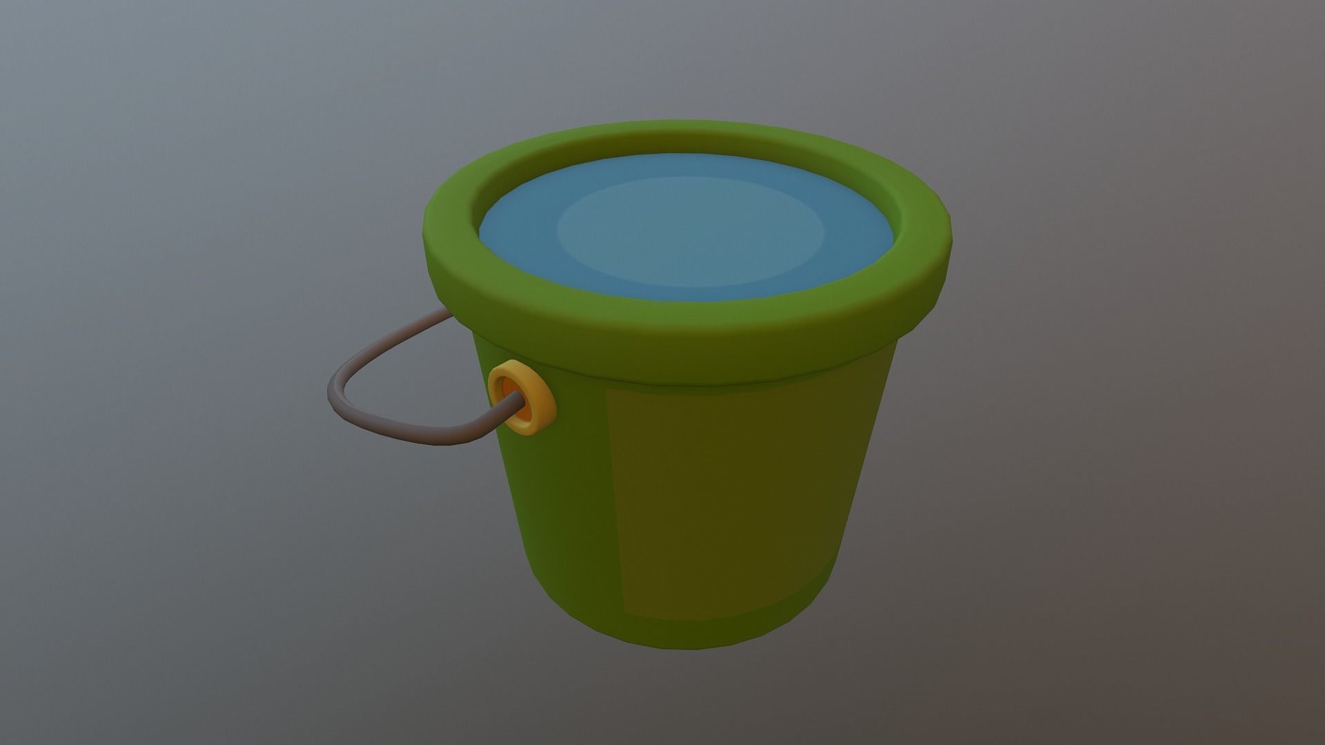Cartoon Water Bucket free VR / AR / low-poly 3D model | CGTrader