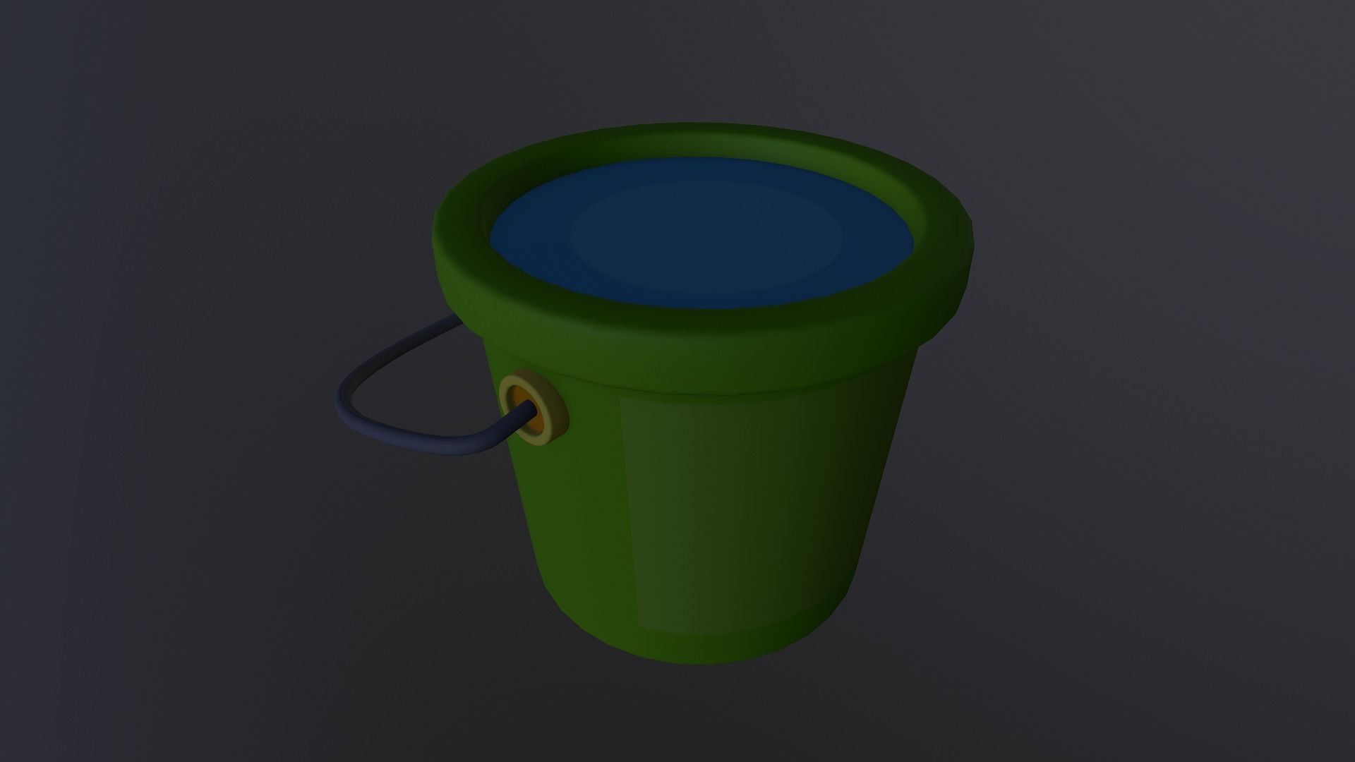Cartoon Water Bucket free VR / AR / low-poly 3D model | CGTrader