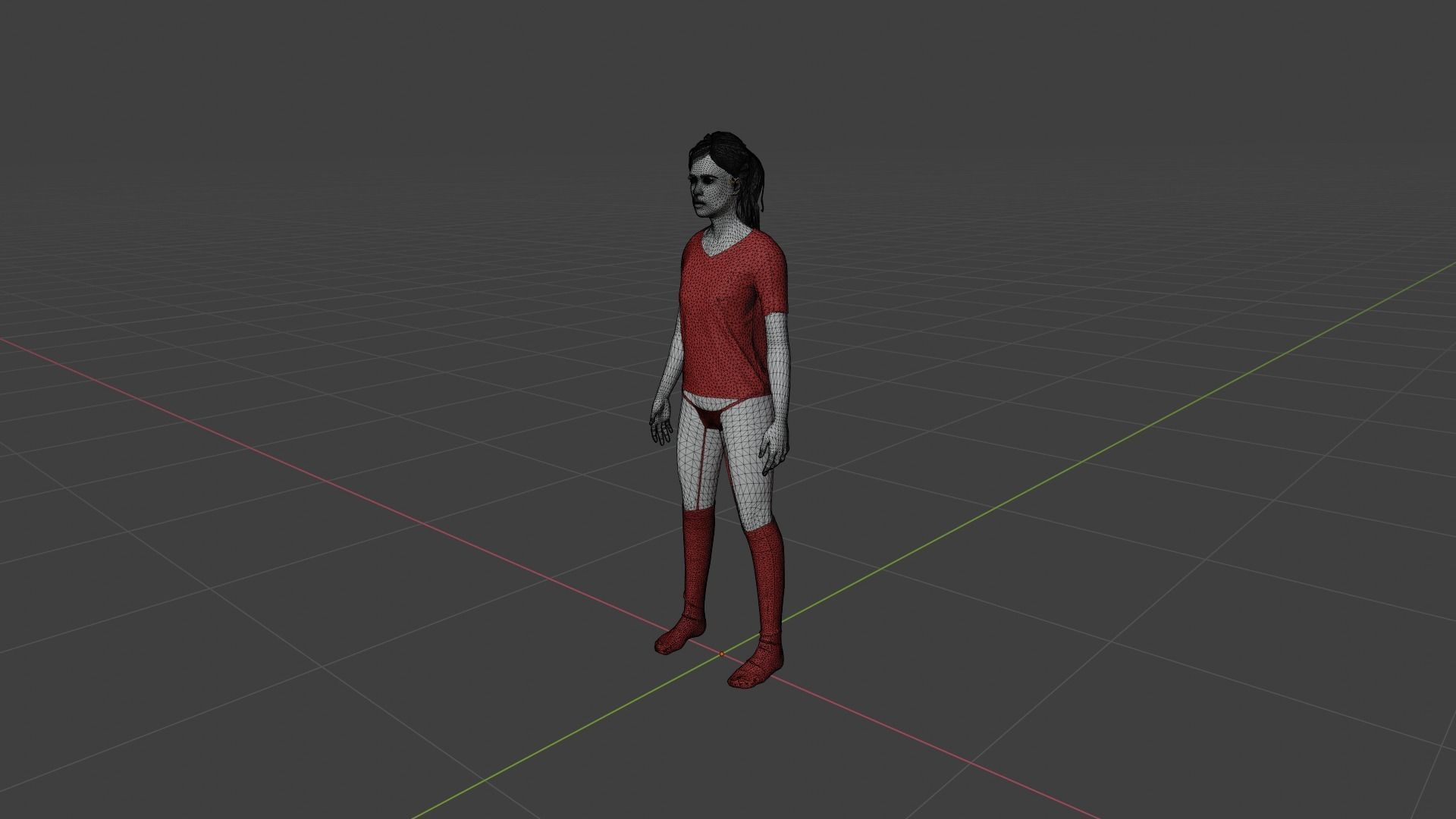 3D model Female - Woman Character VR / AR / low-poly | CGTrader