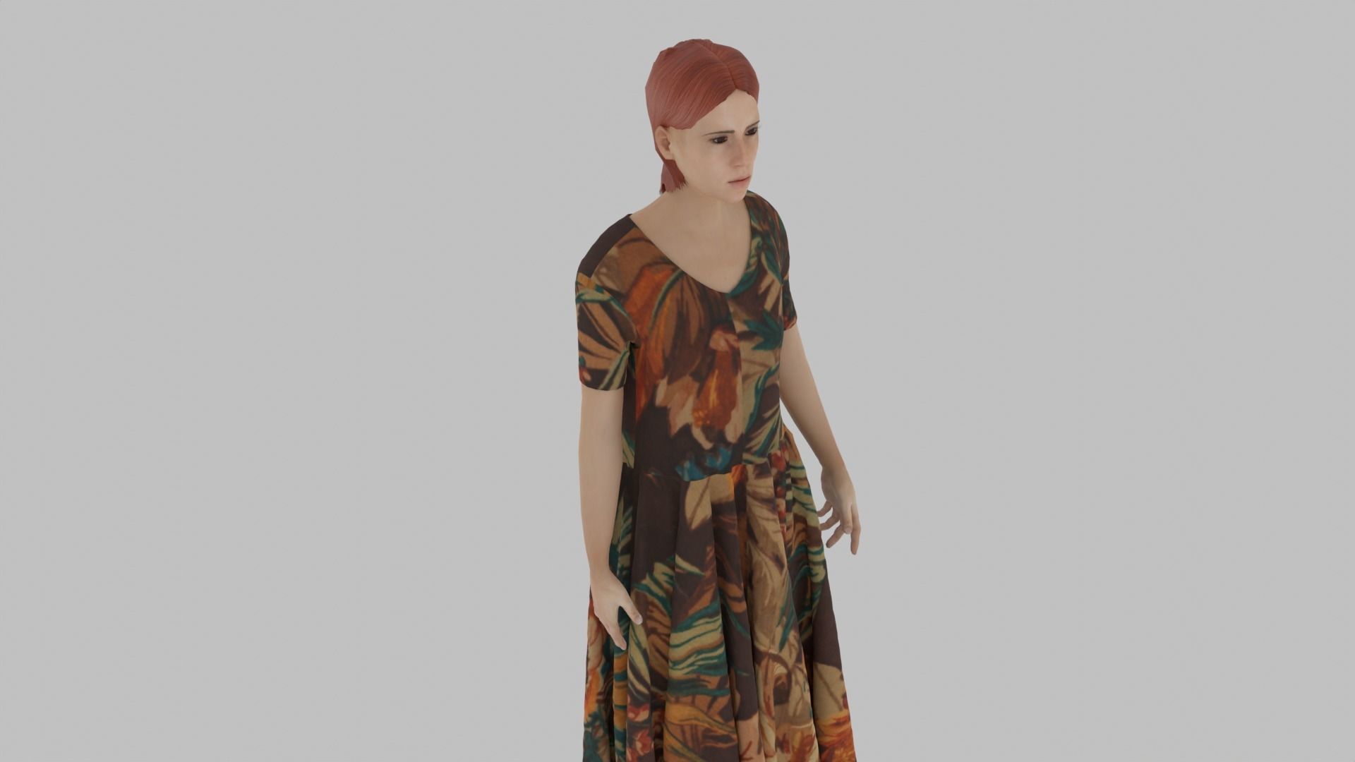 3D model Realistic Lady Woman Character VR / AR / low-poly | CGTrader