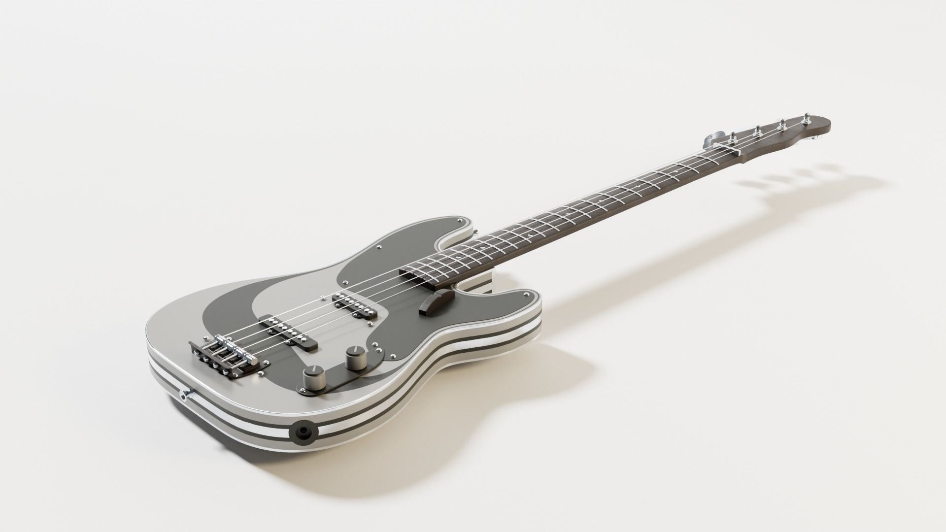 Bass Guitar 3D model | CGTrader