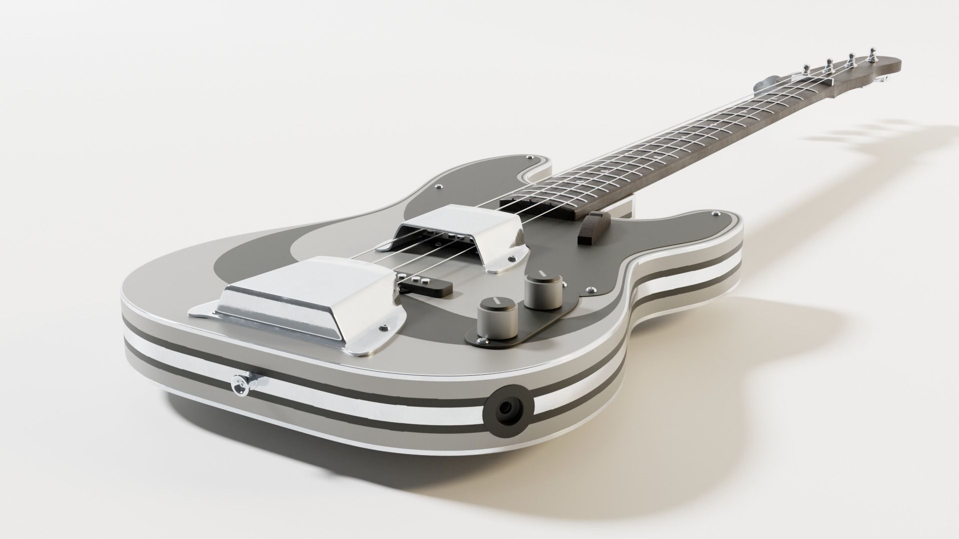 Bass Guitar 3D model | CGTrader