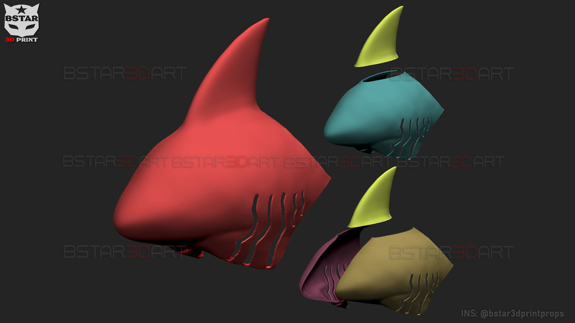 Beam Mask - ChainsawMan Cosplay 3D model 3D printable | CGTrader