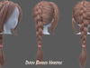 Dutch Braid 3D model | CGTrader