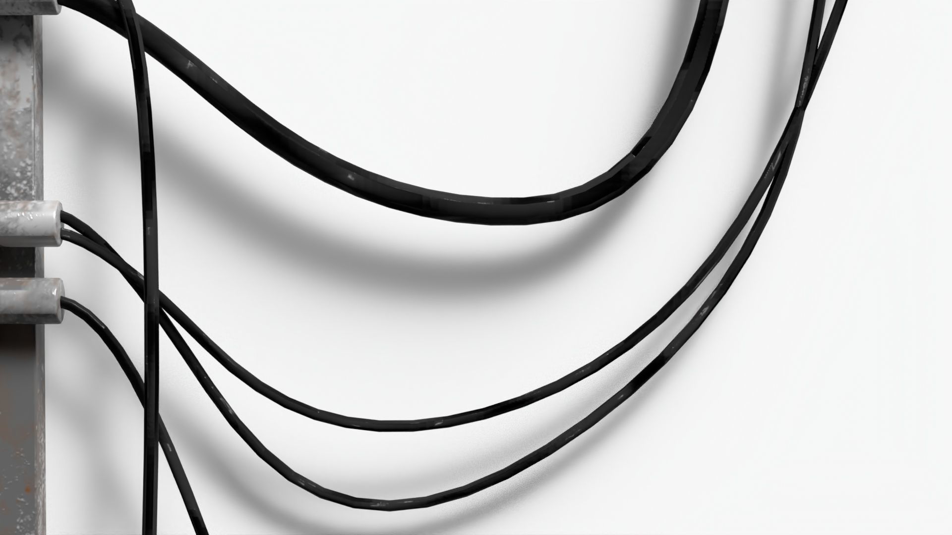 3D model 4K Electrical Panel on Wall with Transformer Cabinet VR / AR ...