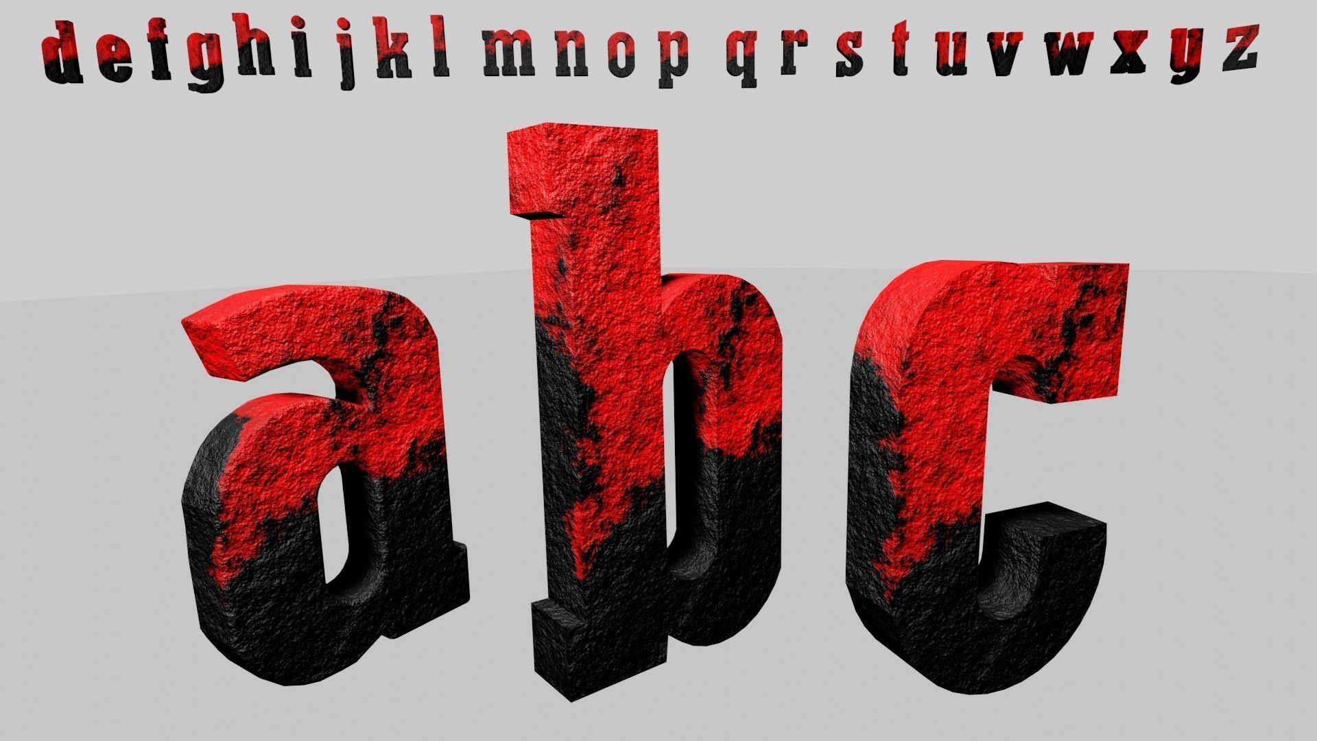 Complete Pack 3D Alphabet and Numbers 3D model | CGTrader
