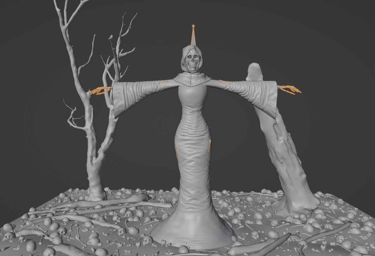 3D model Mistress Death - Marvel Cosmic Entity 3D Model VR / AR / low ...